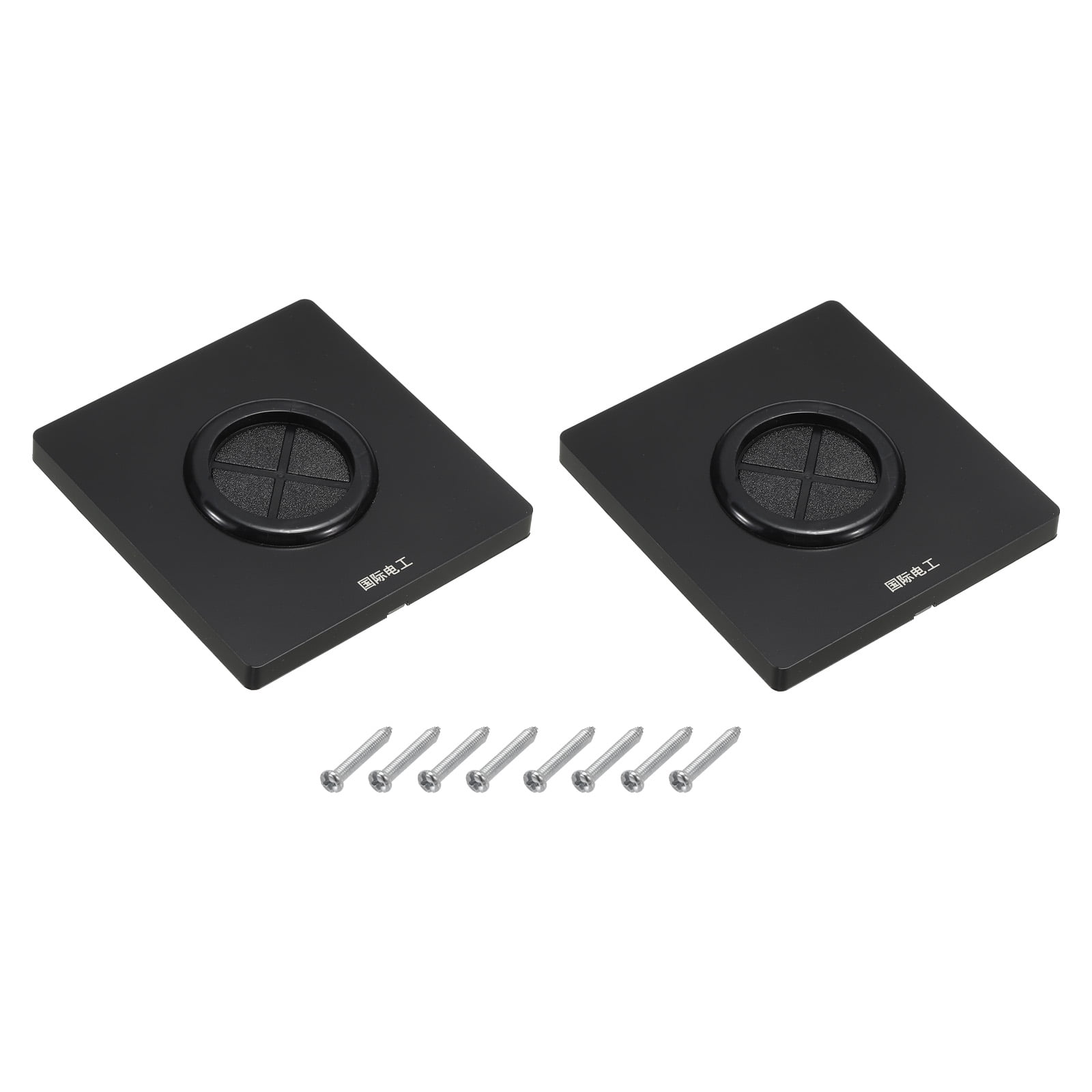 Grommet Wall Plate PC Wall Panel with 1.5 Inch Rubber Cable Through ...