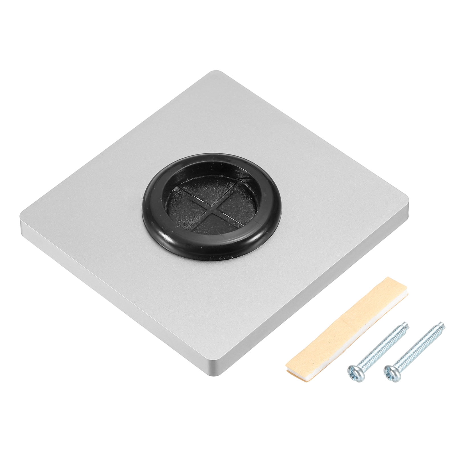 Grommet Wall Plate PC with 1.2 Inch Rubber Cable Pass Through Grey ...