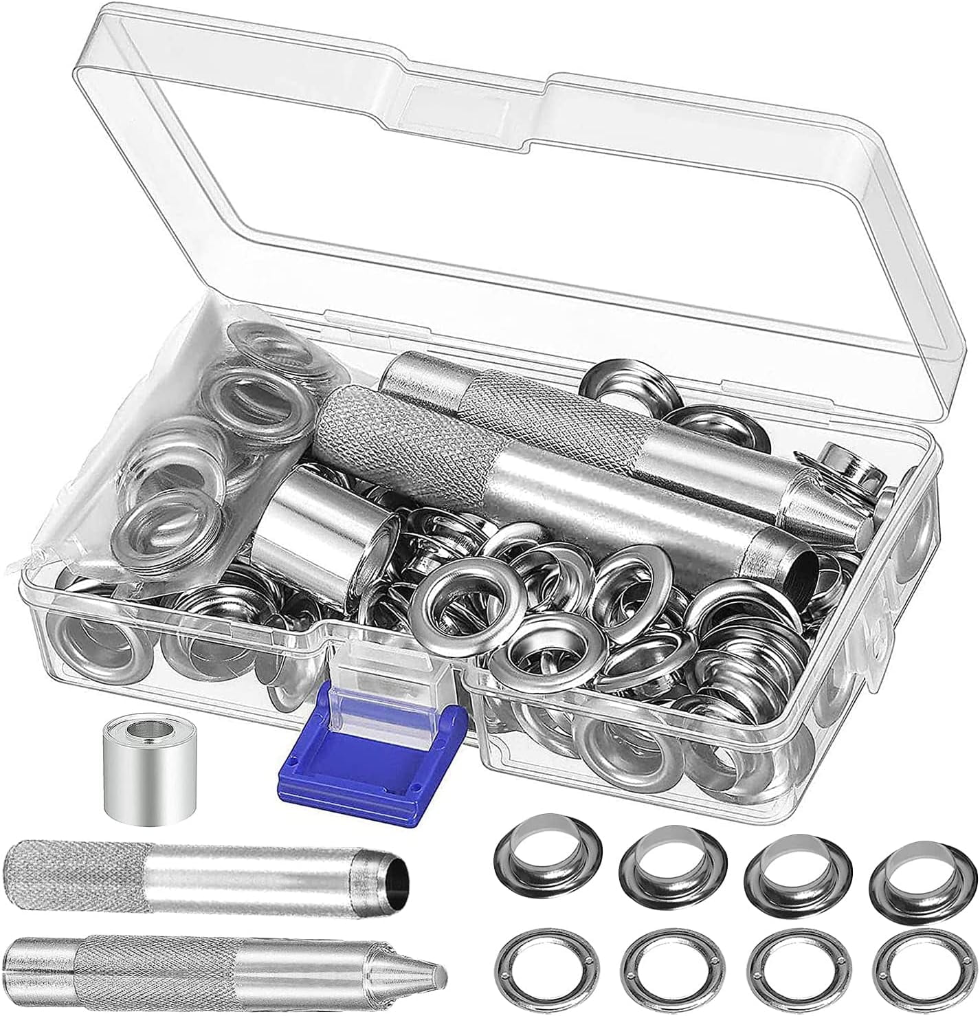 Grommets Eyelets Tool Kit 10 mm, Eyelet Kit Metal Tools Sets Eyelets ...
