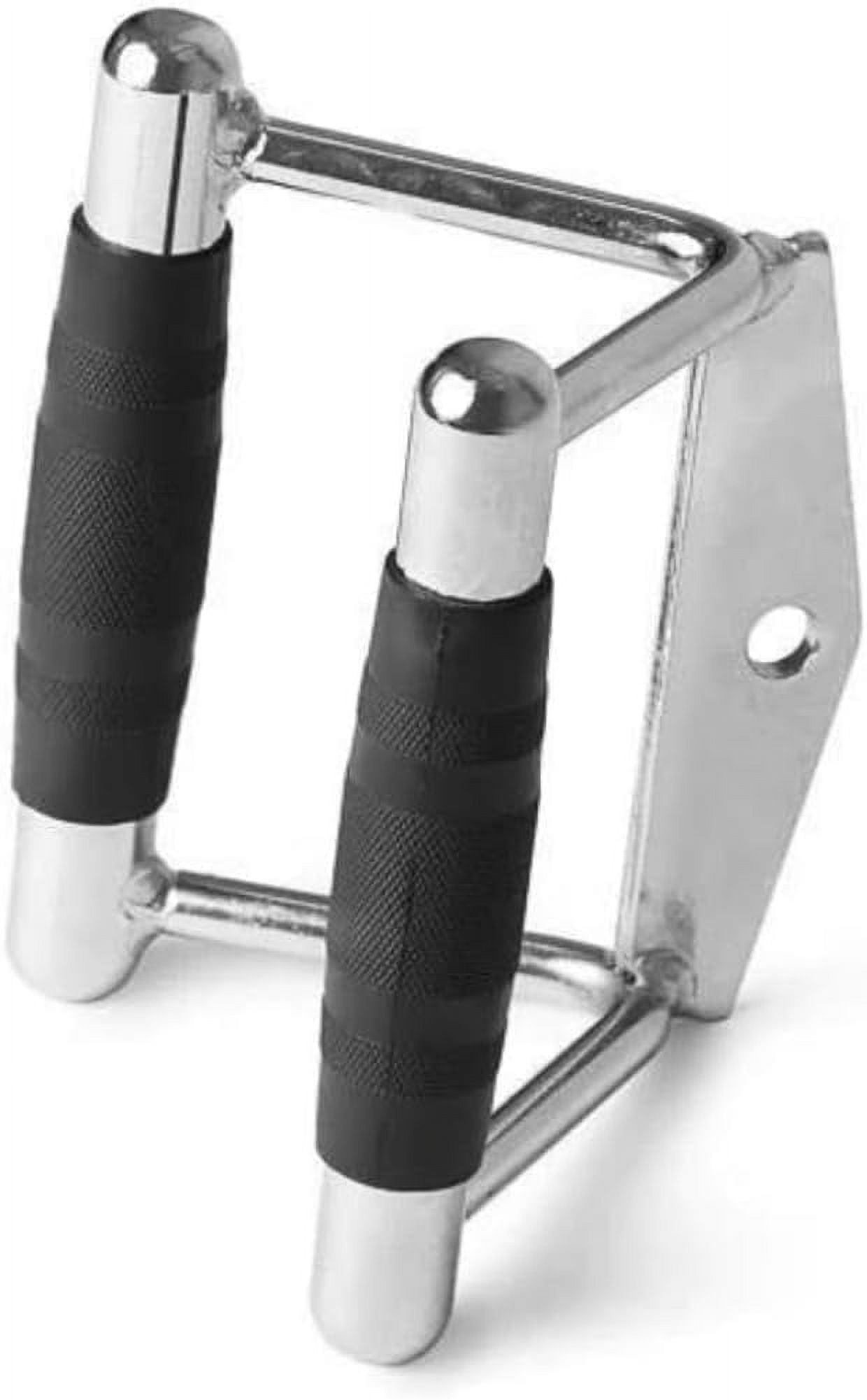 Gronk Fitness Deluxe Rubber Close Grip Handle Cable Attachment for Home ...