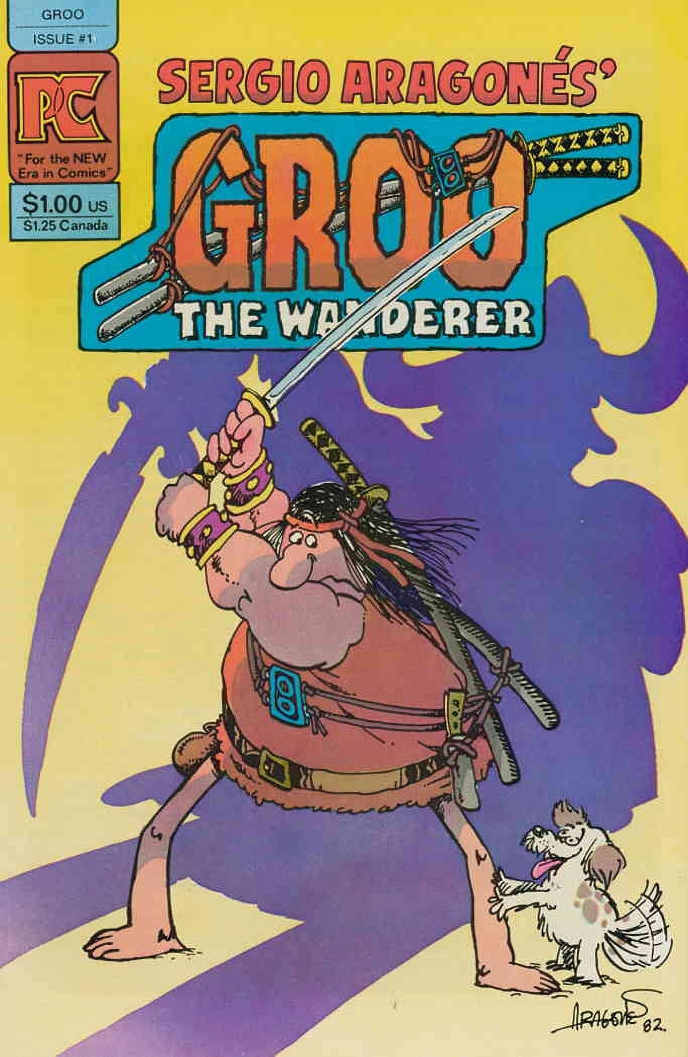 Groo The Wanderer (Sergio Aragones' ) #1AUT VF ; Pacific Comic Book - Walmart.com
