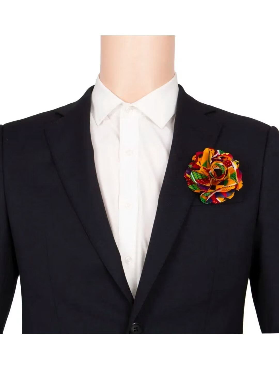 Groom Boutonniere Lapel Pins Wedding Corsage Suit Buttonhole flower Men ...