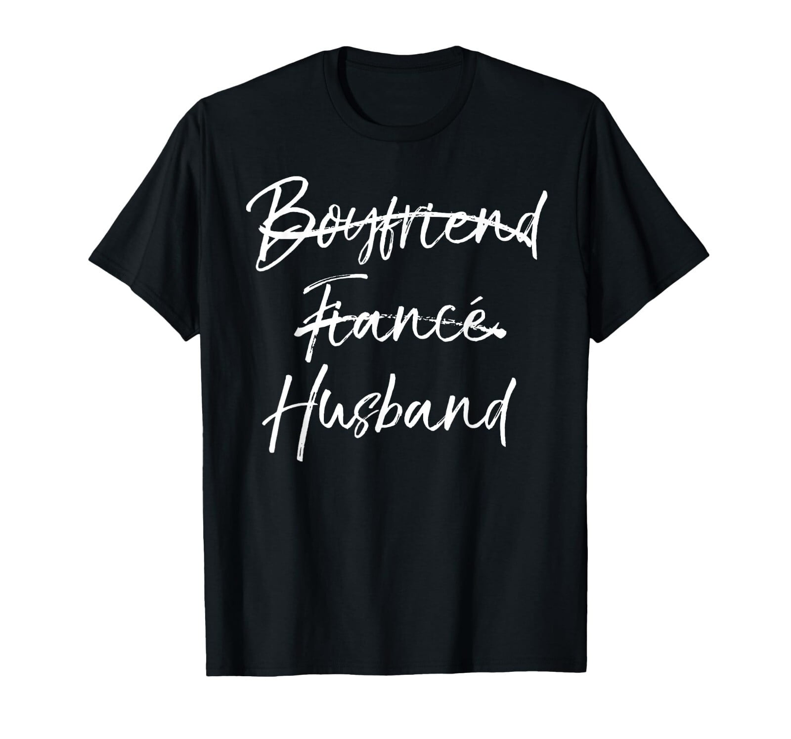Groom's Wedding Gift Not Boyfriend Fiance Marked Out Husband T-Shirt ...