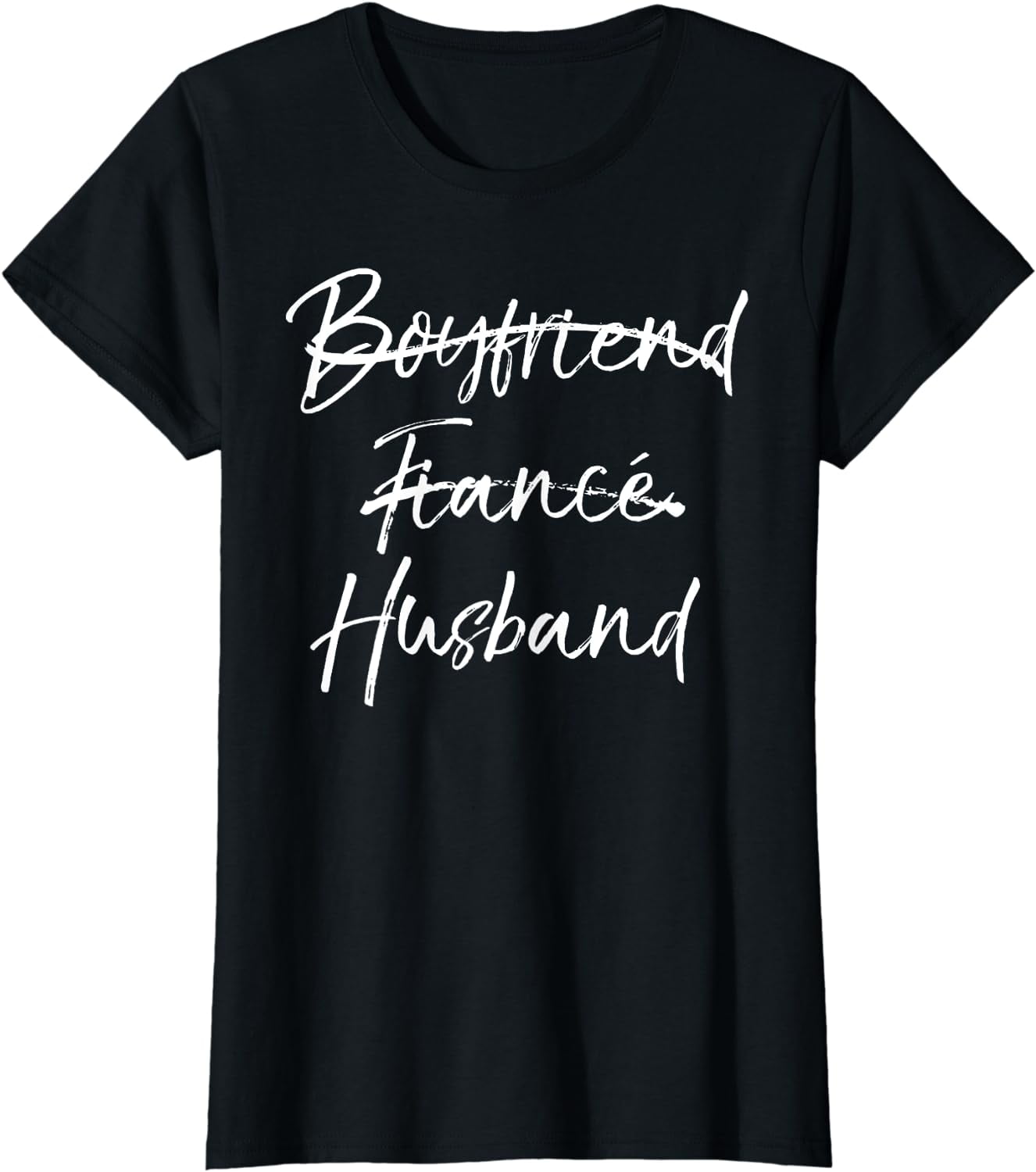 Groom's Wedding Gift Not Boyfriend Fiance Marked Out Husband T-Shirt ...