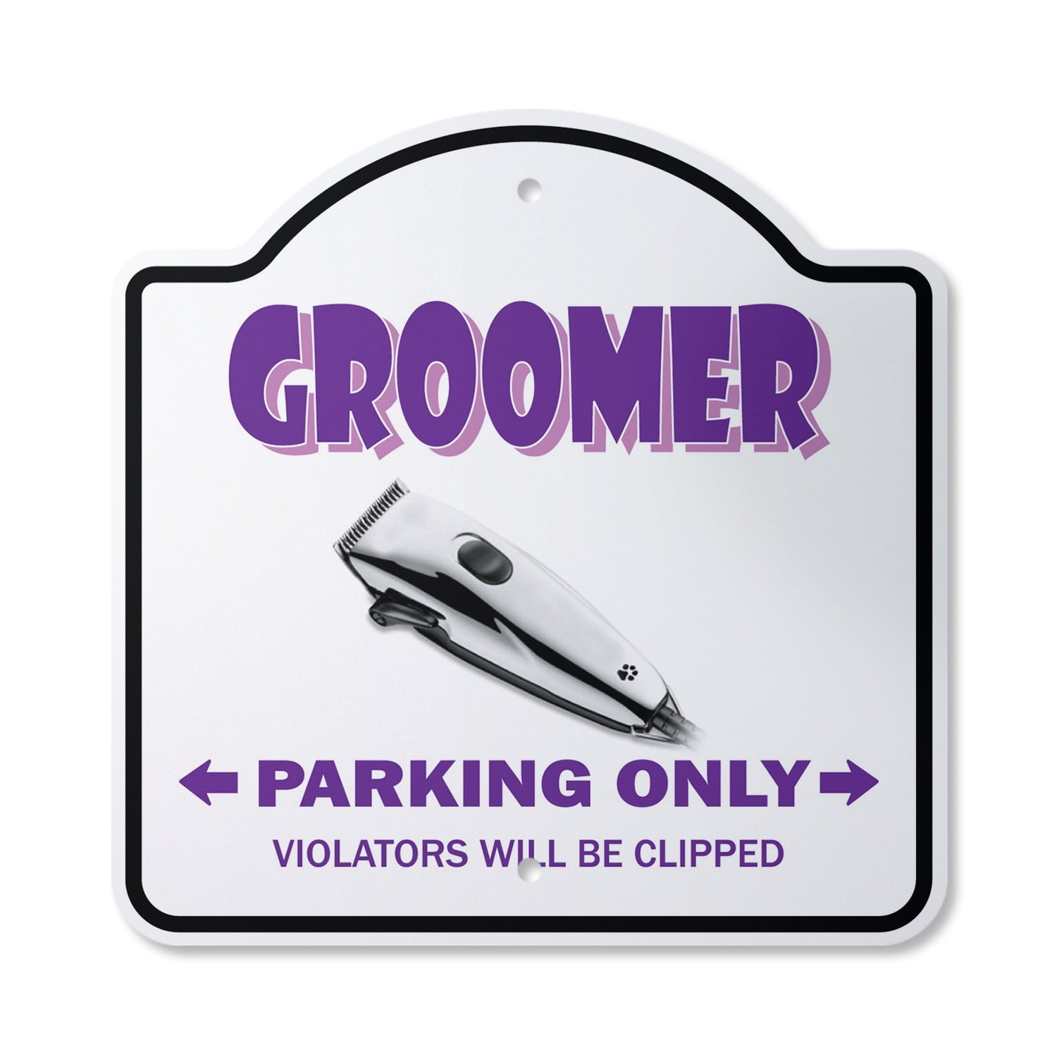 Groomer 12" X 12" Sign | Indoor/Outdoor Plastic | SignMission Designer ...
