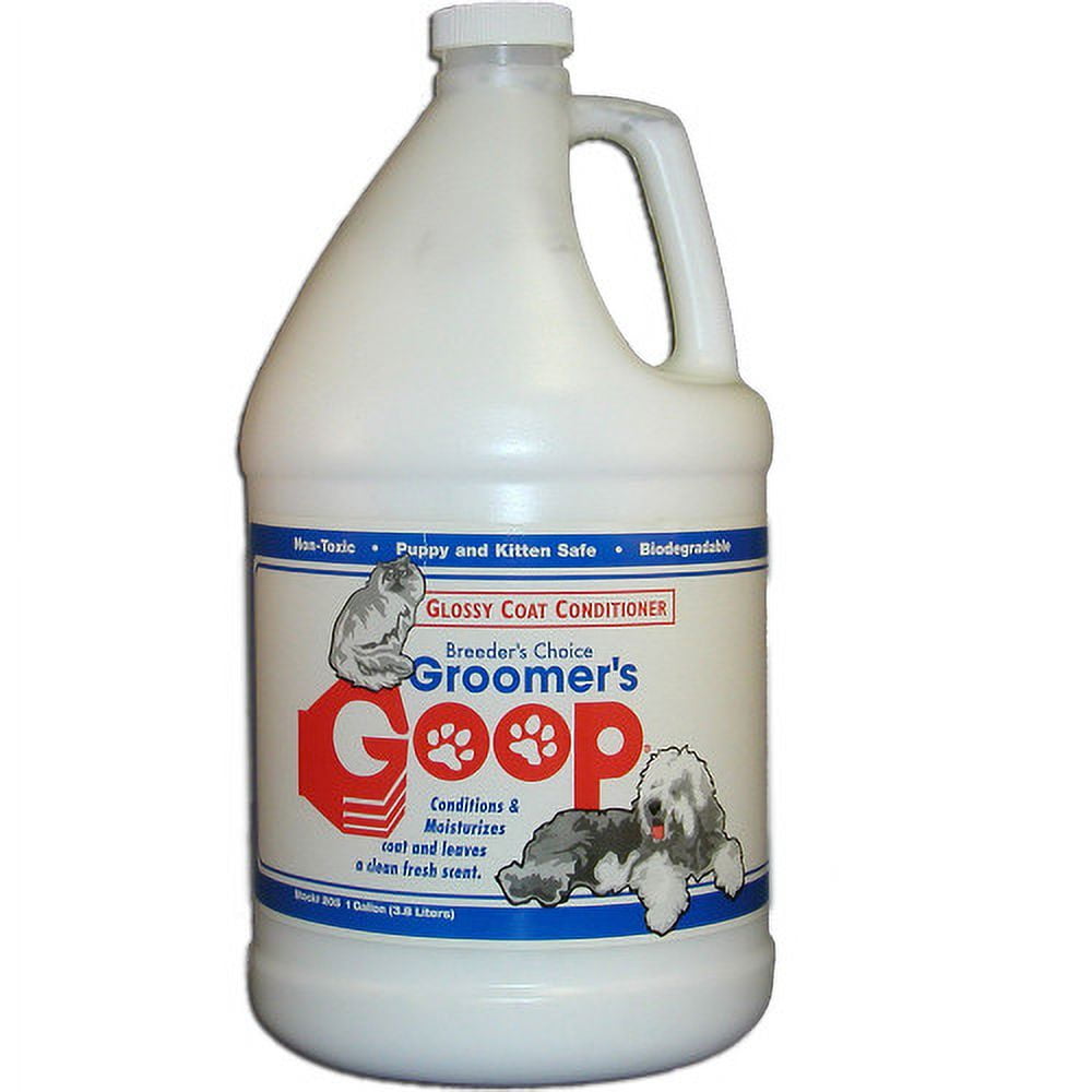 Groomers Goop Glossy Coat Conditioner - Grooming Shine, Gallon with ...