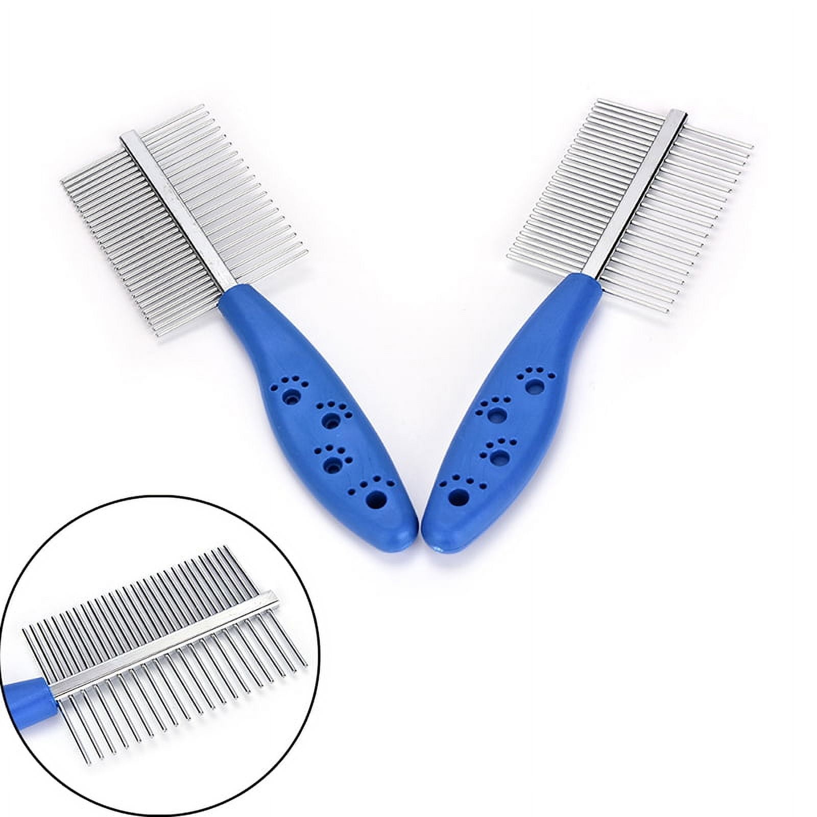 Grooming Comb Brush Comb Rake Hair Shedding Kill Flea For Pet Cat Dog ...