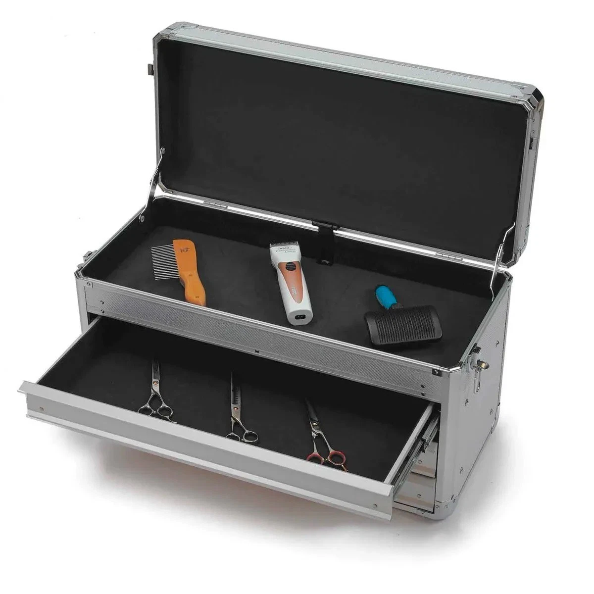 Grooming Tool Cases Aluminum Safely Store Transport and Organize Sets ...