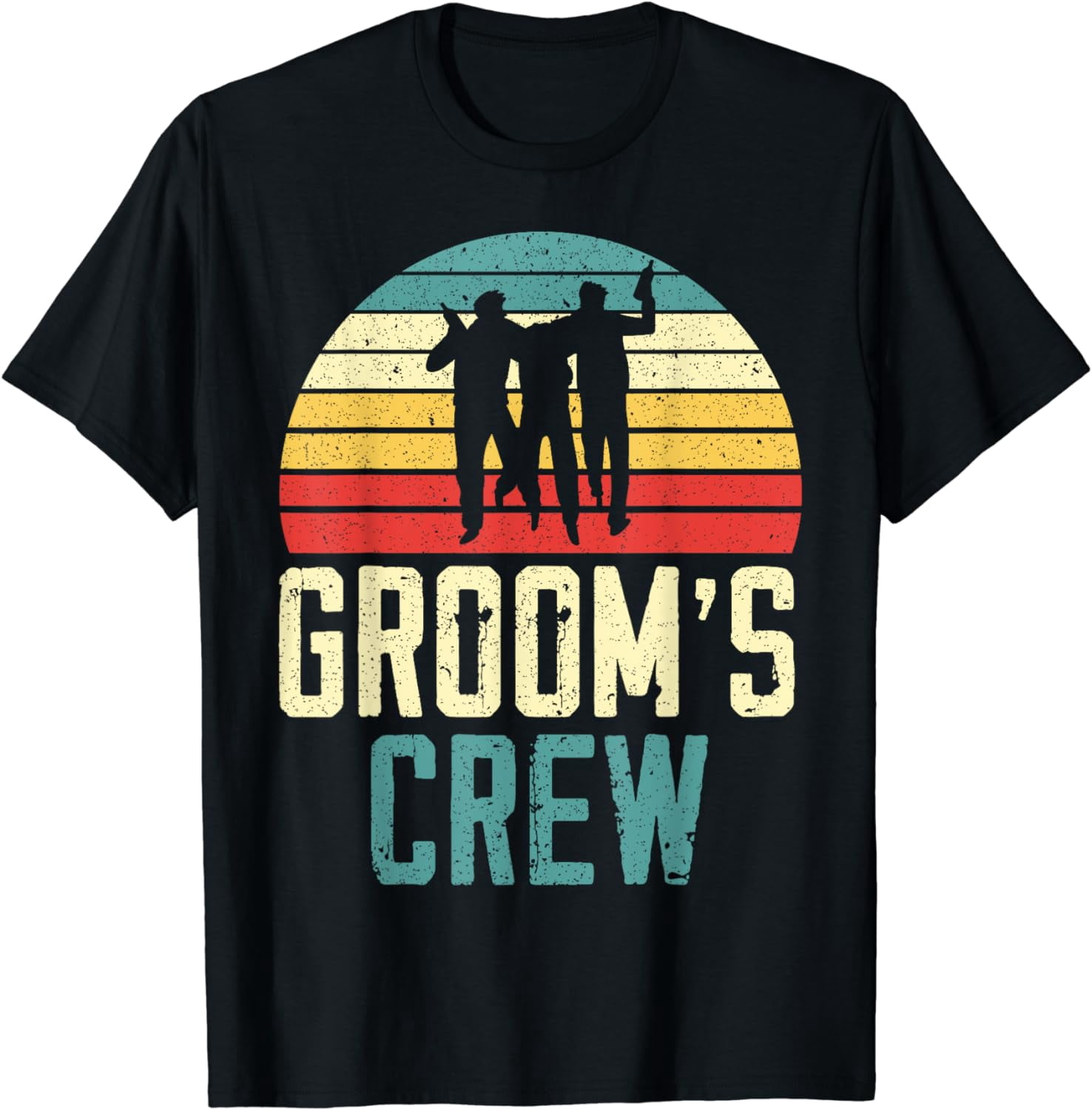 Grooms' Crew Groom Squad Stag Night Bachelor Party T-Shirt - Walmart.com