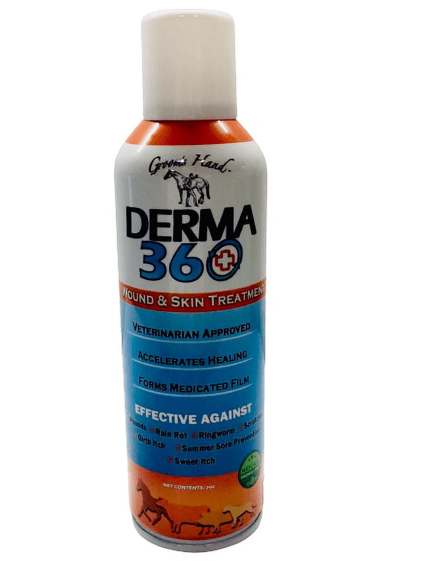 Grooms Hand Derma 360 Hoof Wound and Skin treatment Spray 7oz ...
