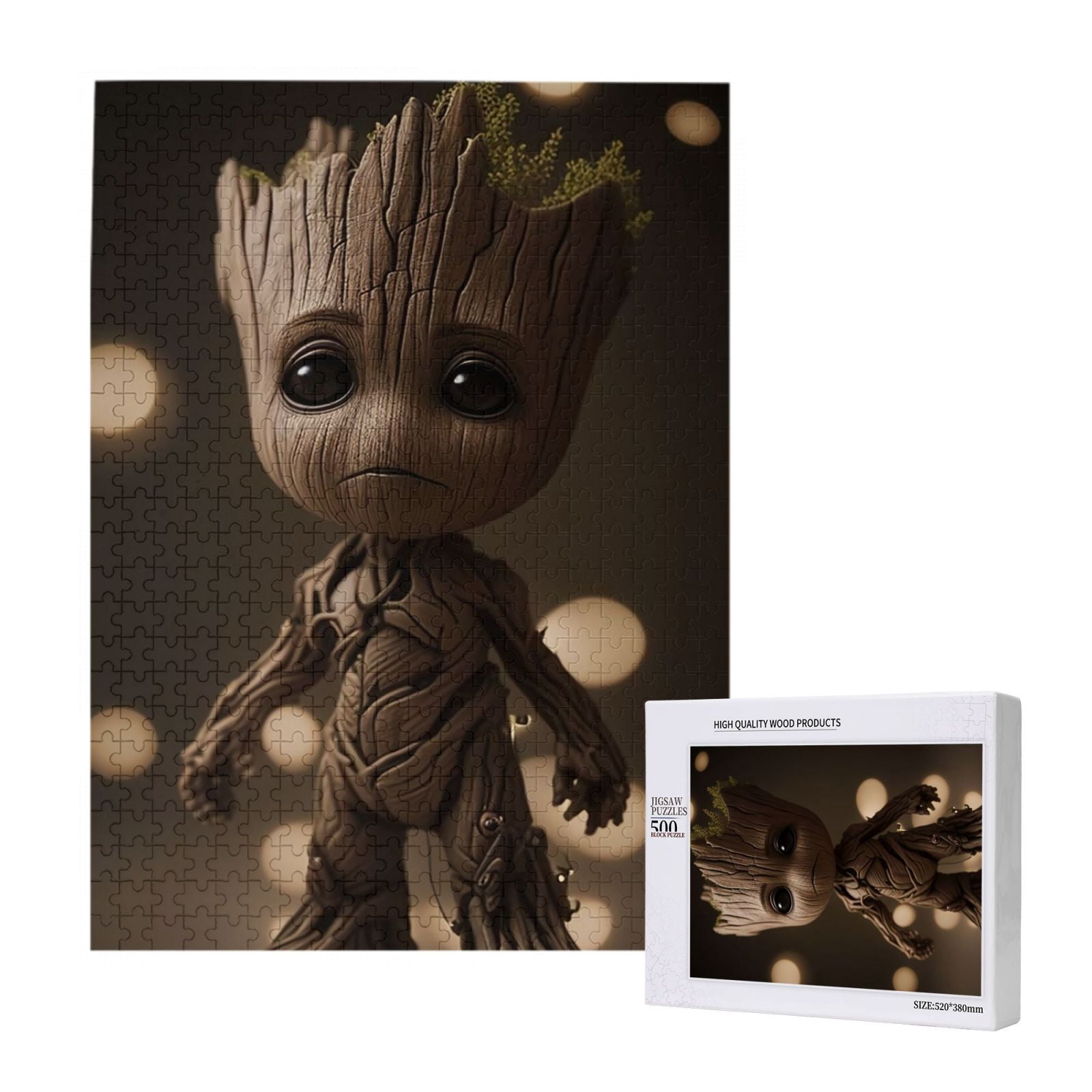 Groot Anime Puzzles Boys Girls Teens 300/500/1000 Piece Wooden Collage ...
