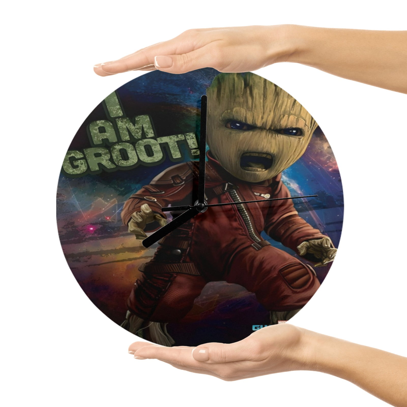 Groot MDF Wall Clock（11.6"） - Walmart.com