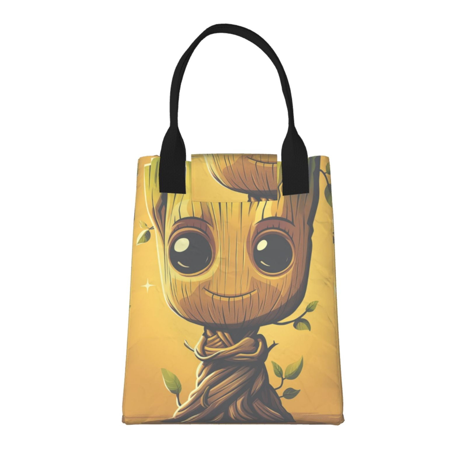Groot Portable Lunch Bag Foldable Paper Reusable Lunch Tote Bag ...