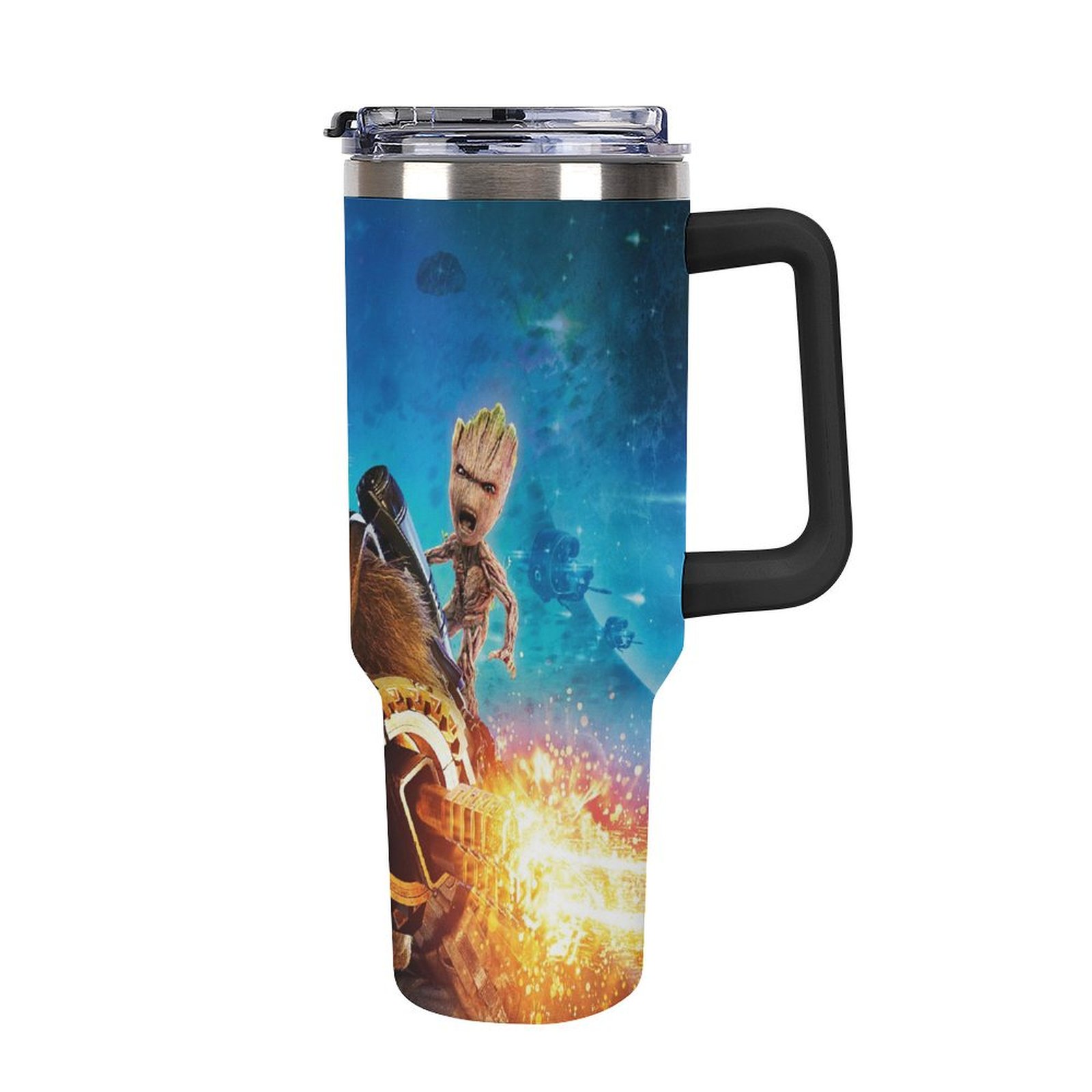 Groot Tumbler with Handle Insulated Tumbler with Lid and Straw ...