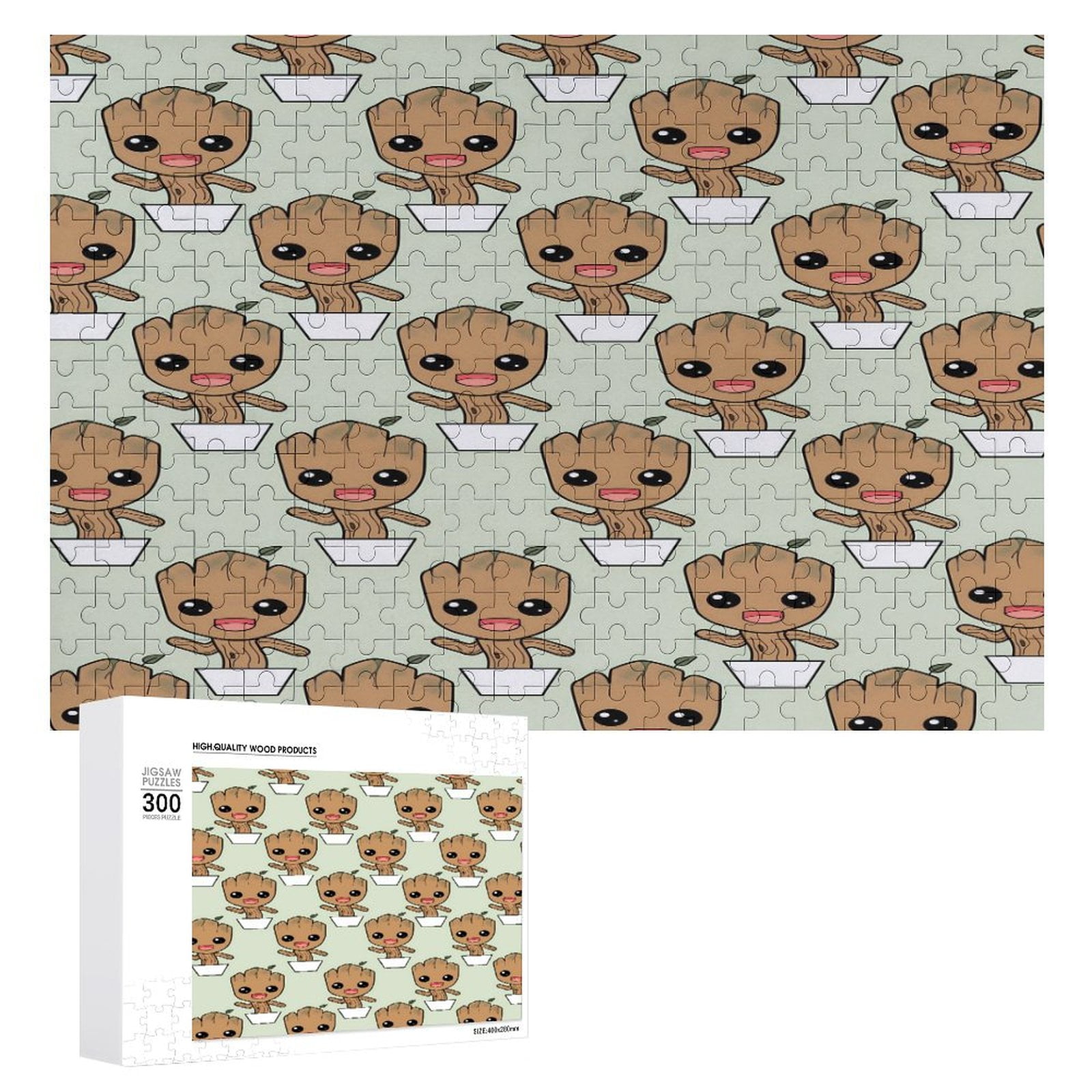 Groot Wooden Picture Puzzle-Eco-Friendly Wood, Educational Toy That ...