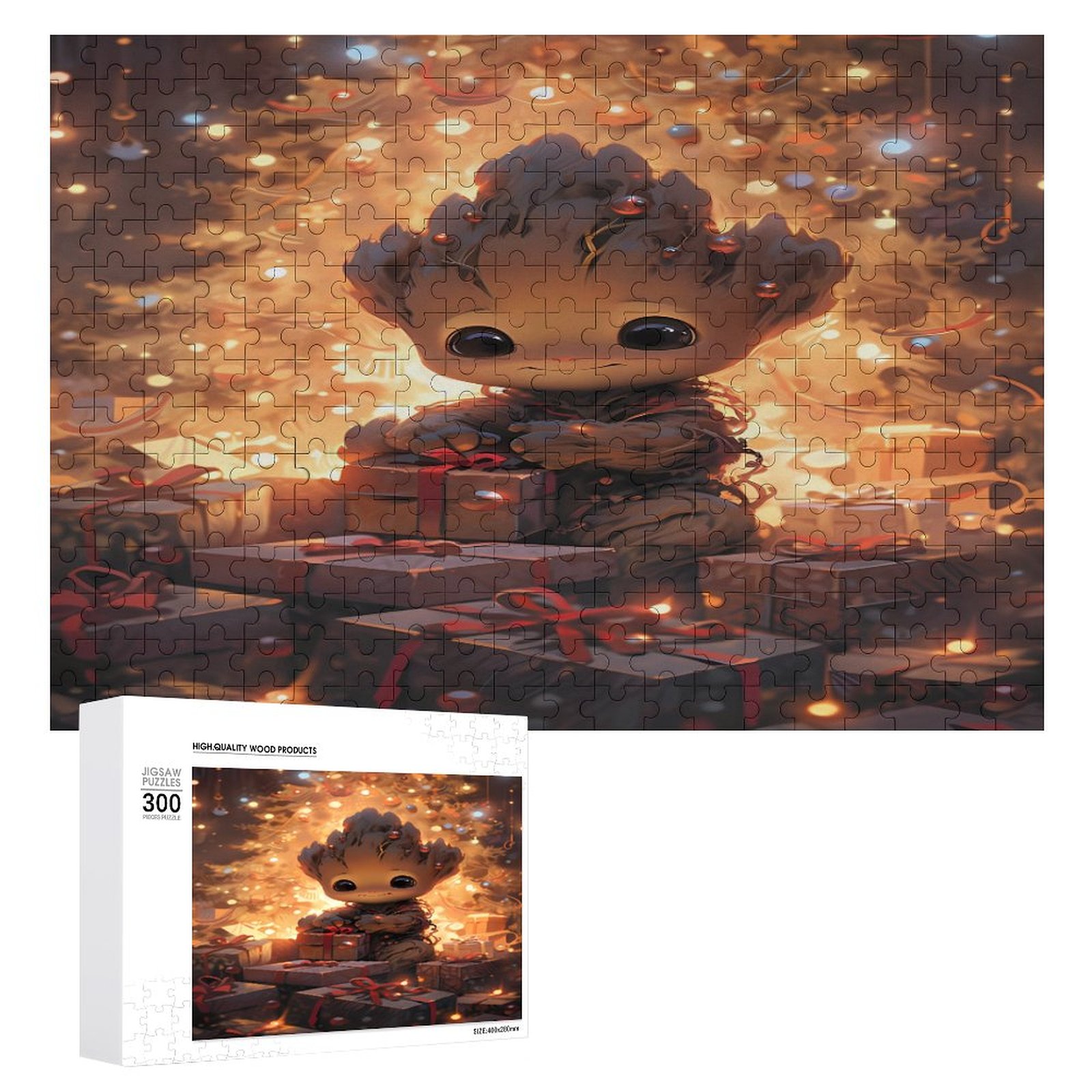 Groot Wooden Picture Puzzle-Eco-Friendly Wood, Educational Toy That ...