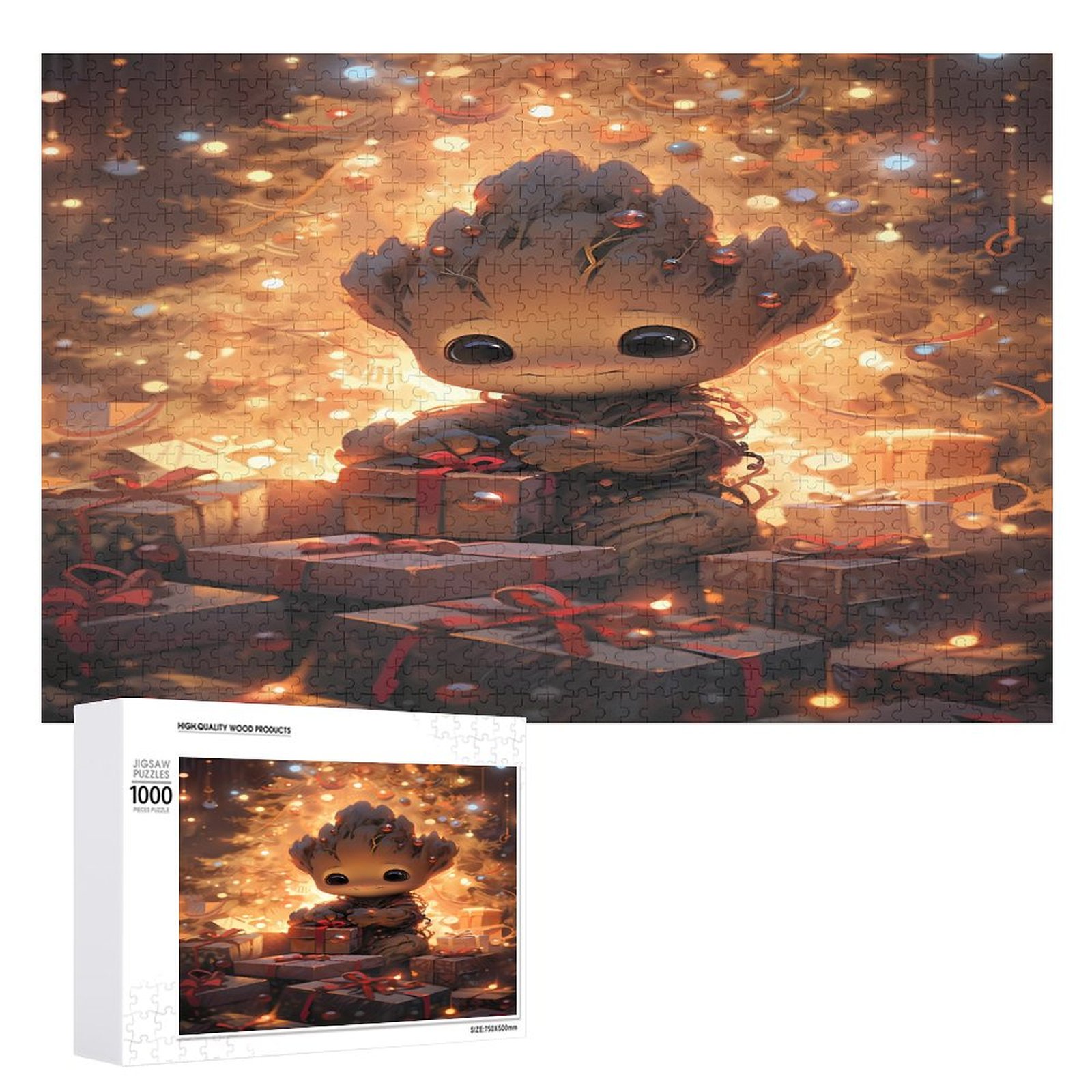 Groot Wooden Picture Puzzle-Eco-Friendly Wood, Educational Toy That ...