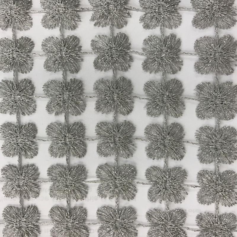 Groove Fabric | Floral Metallic Sheer | Drapery & Curtain Fabric ...