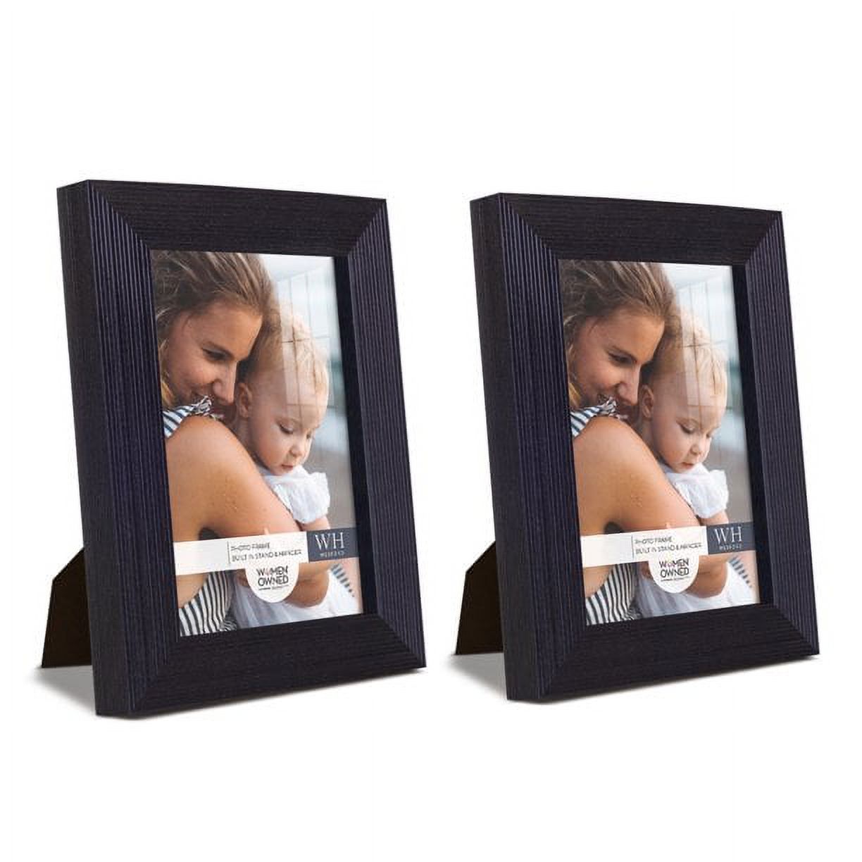 Grooved 8 in. x 10 in. Grey Picture Frame Set (Set of 4) - Walmart.com