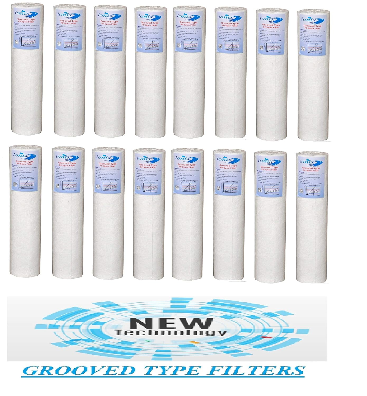 Grooved Type Spun Filter Higher Shelf Life Ultra Filteration Technology ...