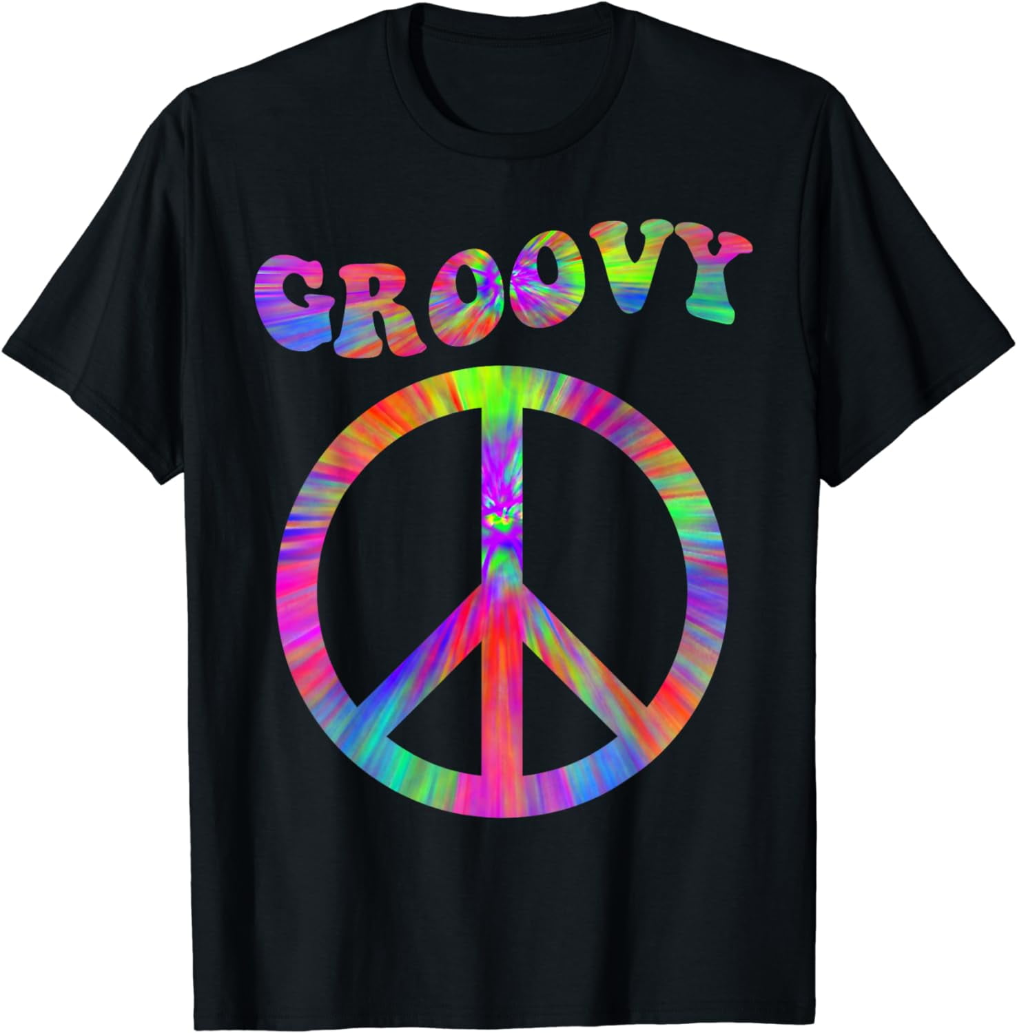 Groovy 70's Tie Dye design, Vintage 70s gift, Retro 70's des T-Shirt ...