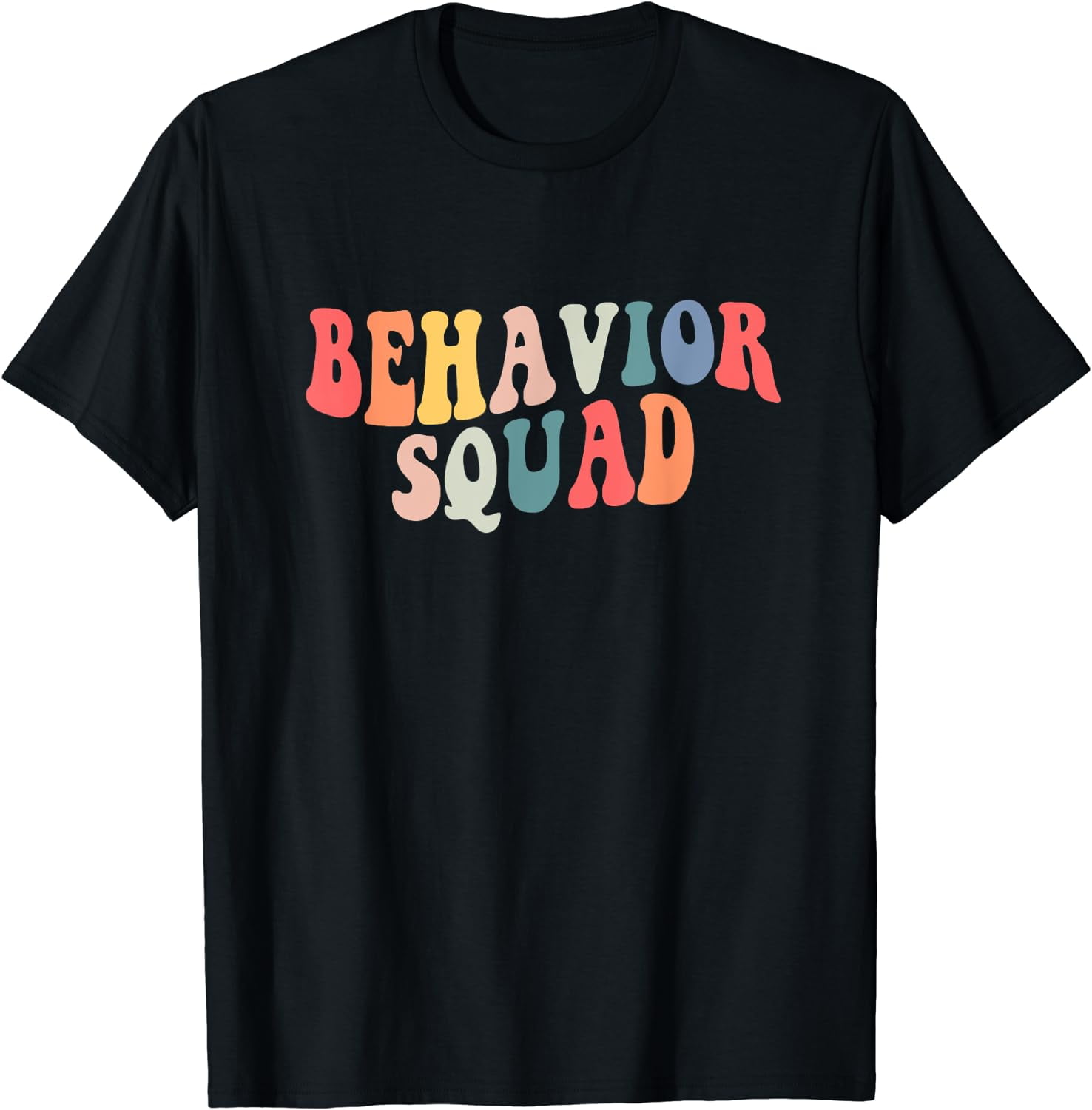 Groovy Behavior Squad ABA Therapist Autism Awareness Month T-Shirt ...