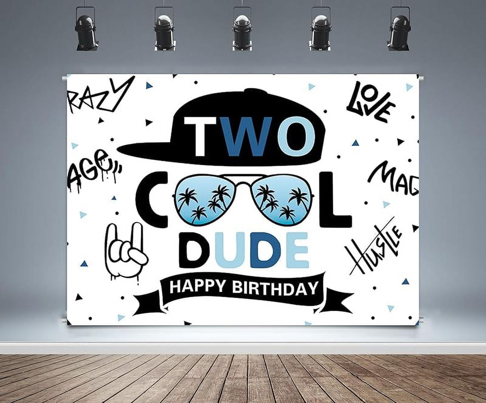 Groovy Birthday Backdrop Party Decorations Boho Daisy Retro Flowers for ...