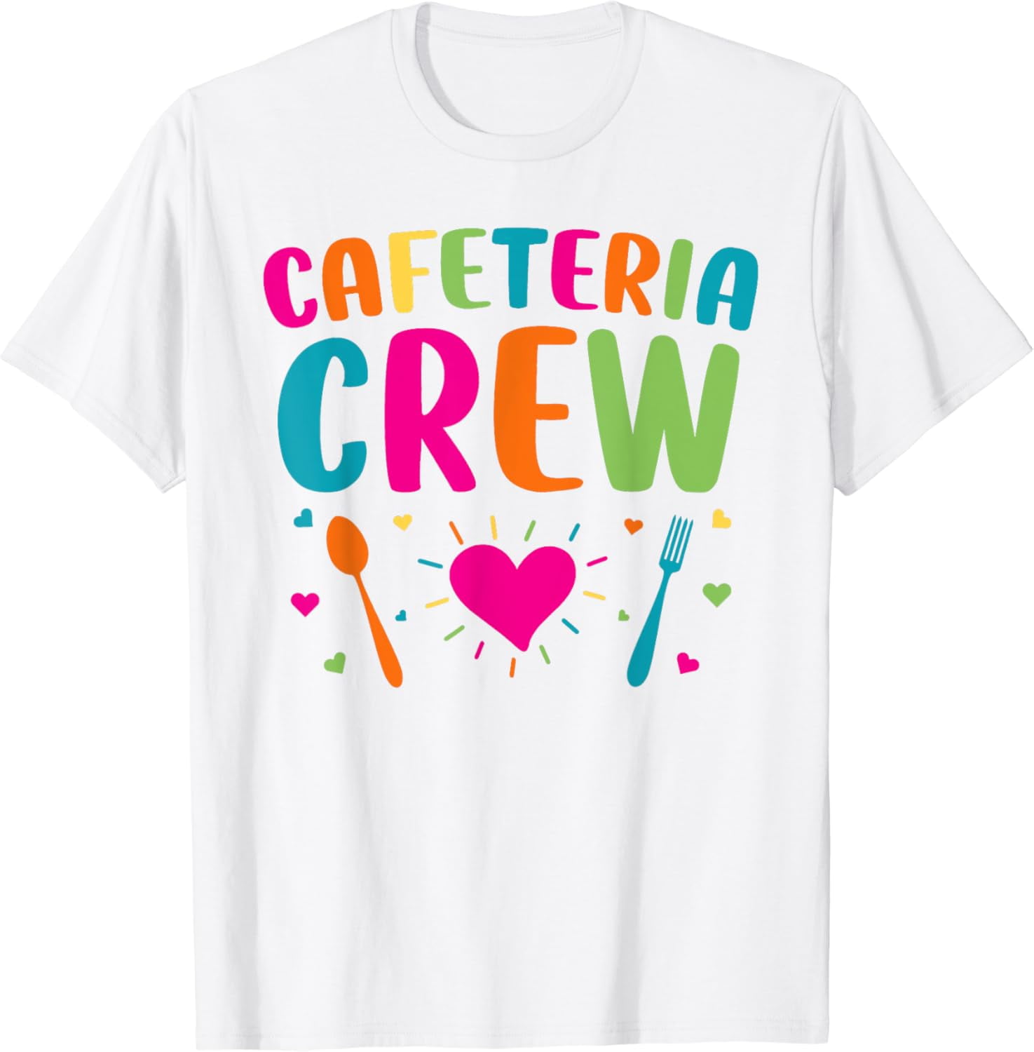 Groovy Cafeteria Crew Cute Lunch Lady Squad Back To School T-Shirt ...