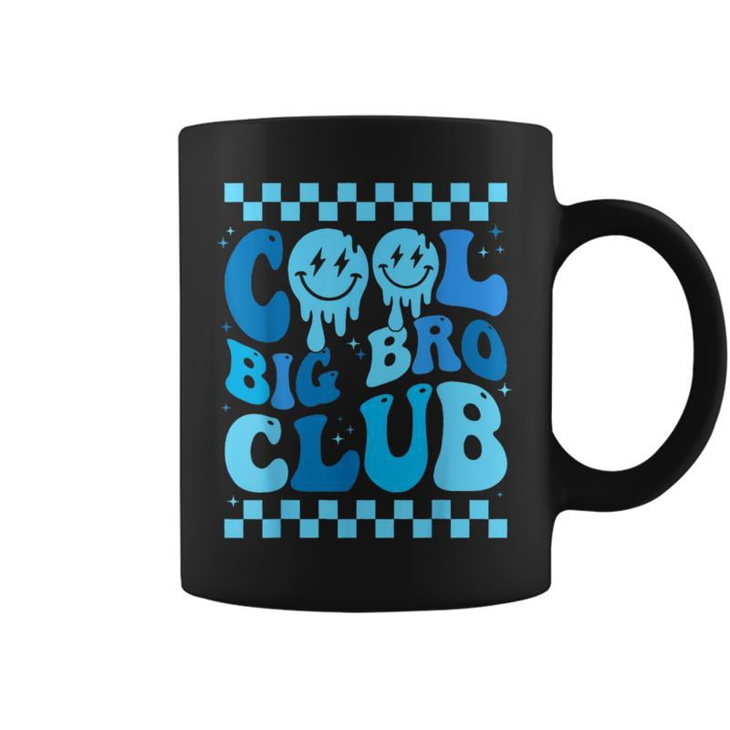 Groovy Cool Big Bro Club Retro Brother Matching Family Coffee Mugs ...