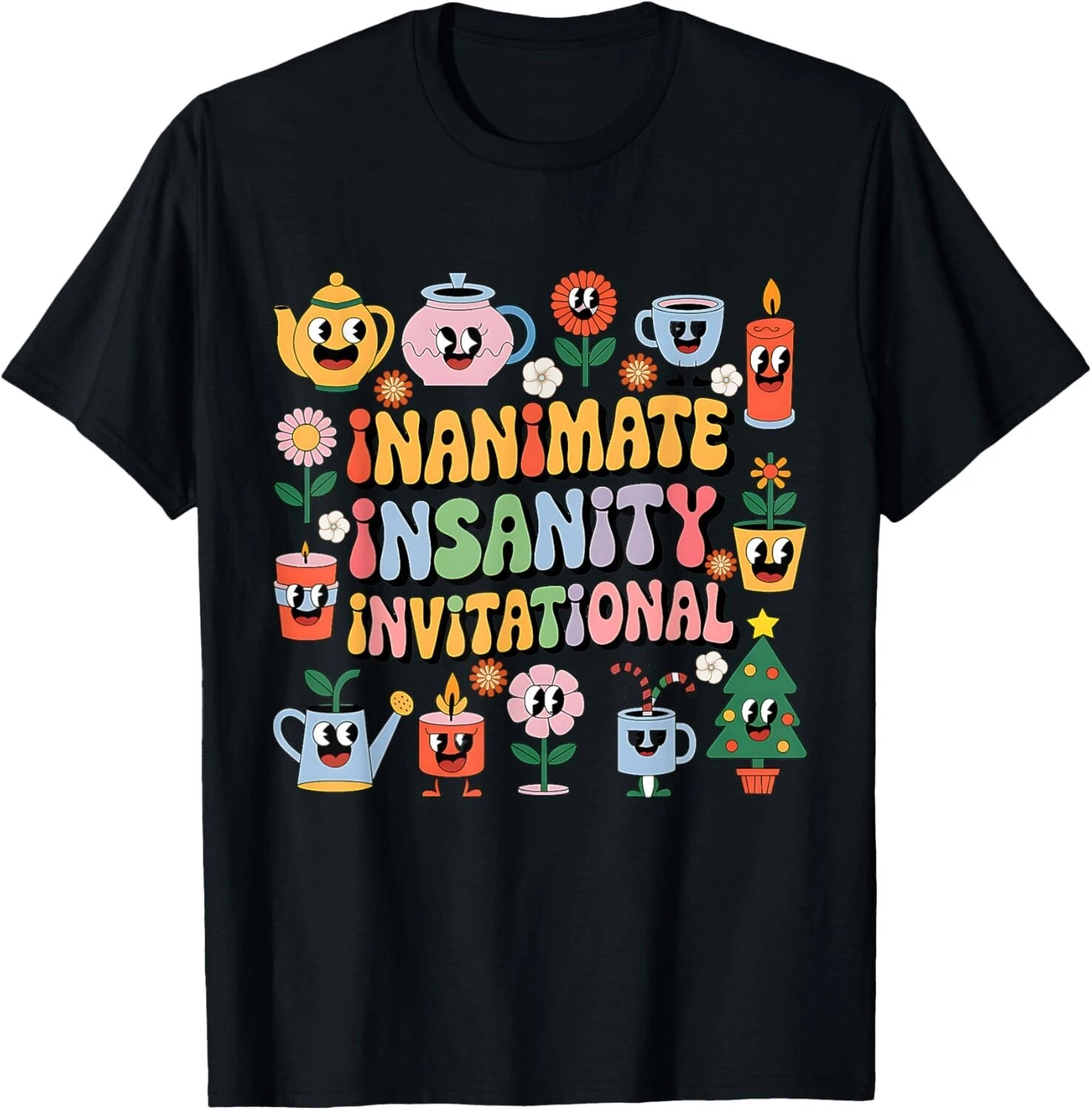 Groovy Creator Ink Inanimate Insanity Black And White Graphic Shirt ...