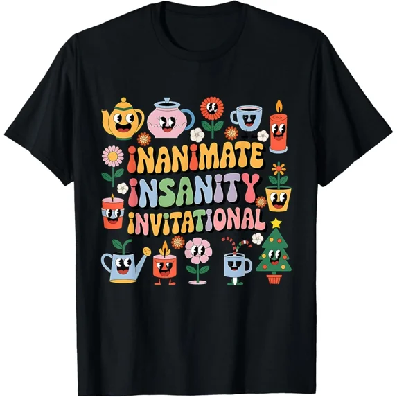 Groovy Creator Ink Inanimate Insanity Black And White Graphic Shirt ...