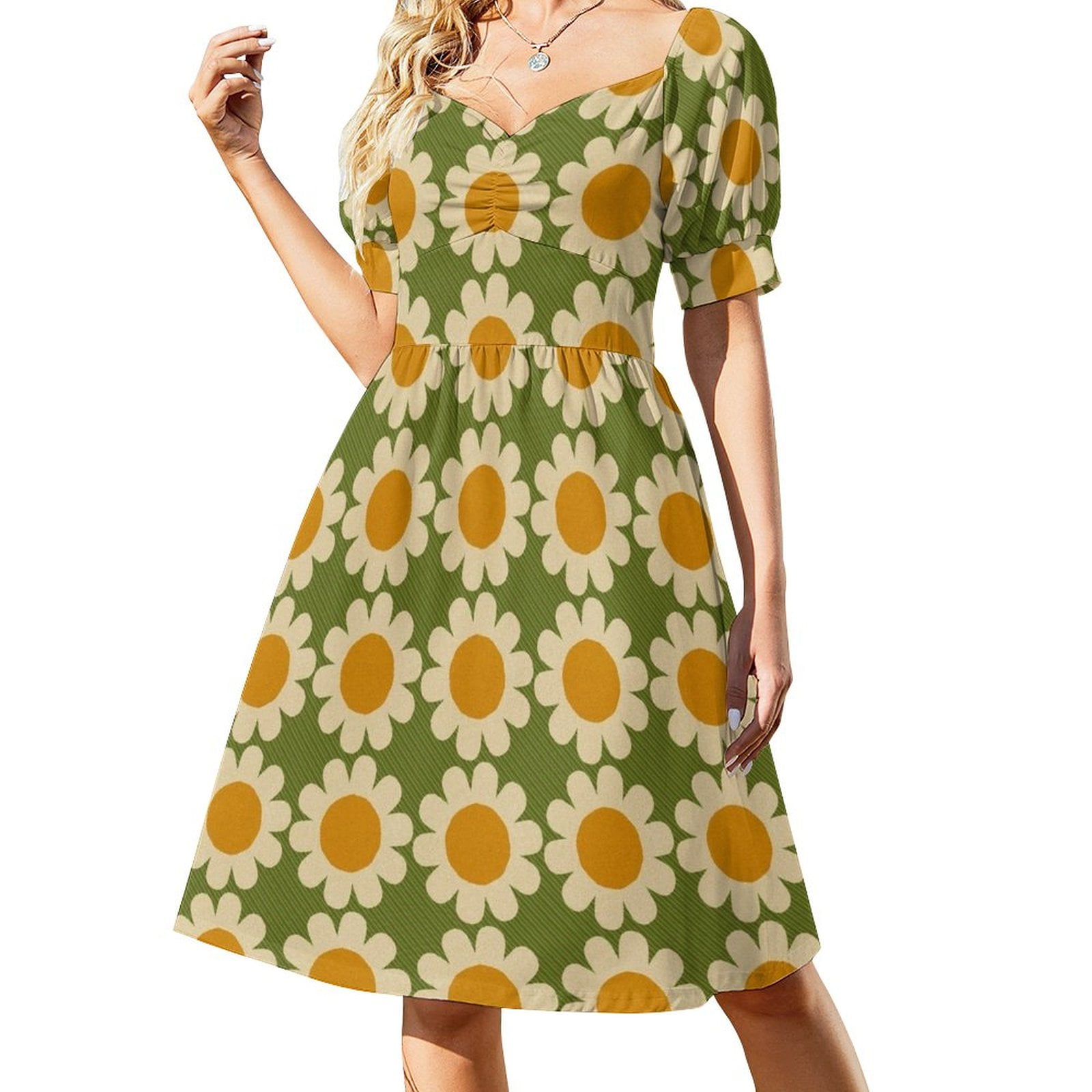 Groovy Daisy Sleeveless Dress dresses with long sleeves african dresses ...