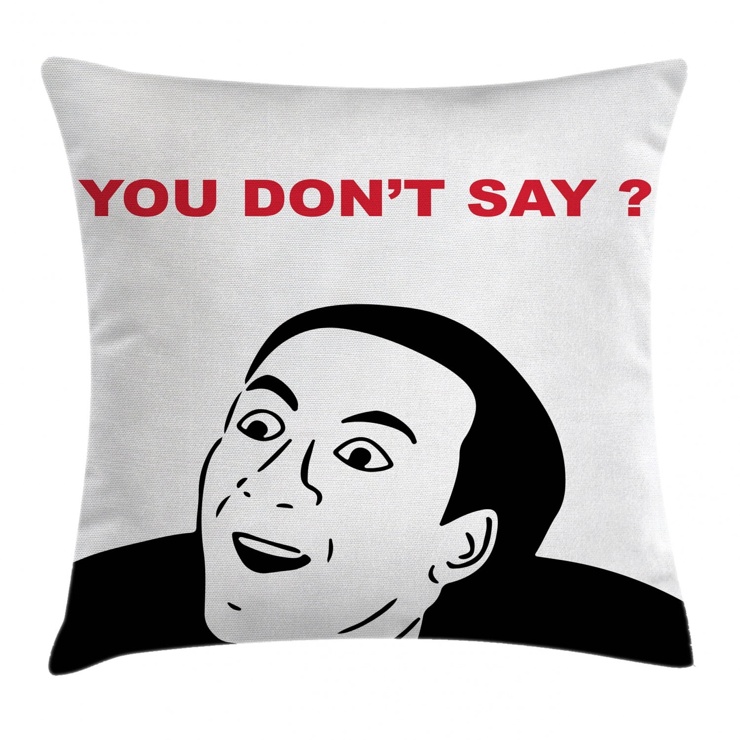 Groovy Decor Throw Pillow Cushion Cover, Guy Meme Face Laughing ...