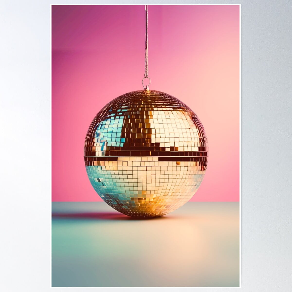 Groovy Disco Mirror Ball | Cowgirl Aesthetic | Disco Cowgirl Poster ...