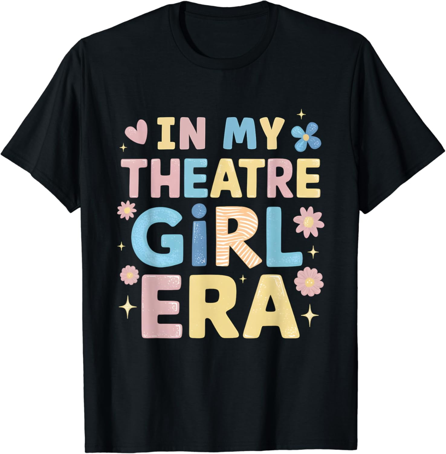 Groovy Drama Theater Thespian Actress Funny Creative Graphic T-Shirt - Walmart.com