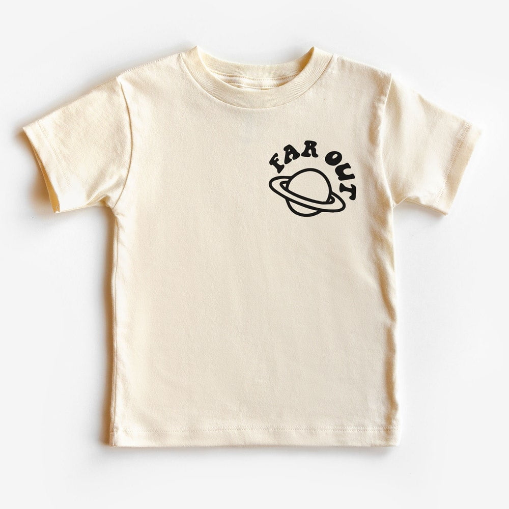 Groovy Far Out Saturn Toddler Shirt - Cute Planets Solar System Tee ...