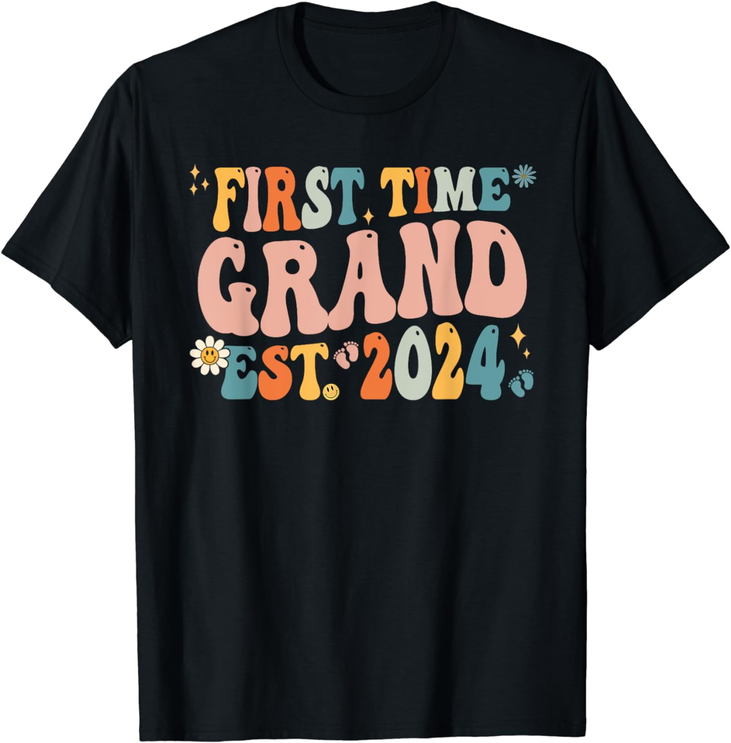 Groovy First Time Grand Est 2024 New Grand T-Shirt - Walmart.com