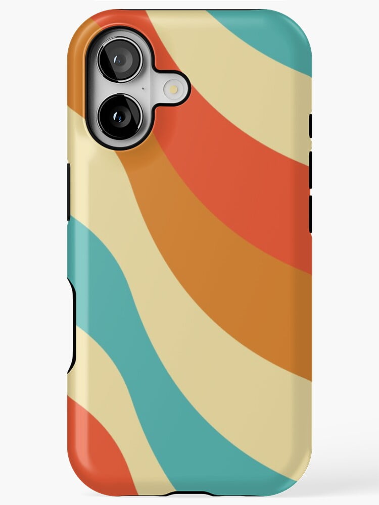 Groovy Flow Retro Abstract 70s Chocolate iPhone Case 11 12 13 14 15 16 17 Pro Max - Walmart.com