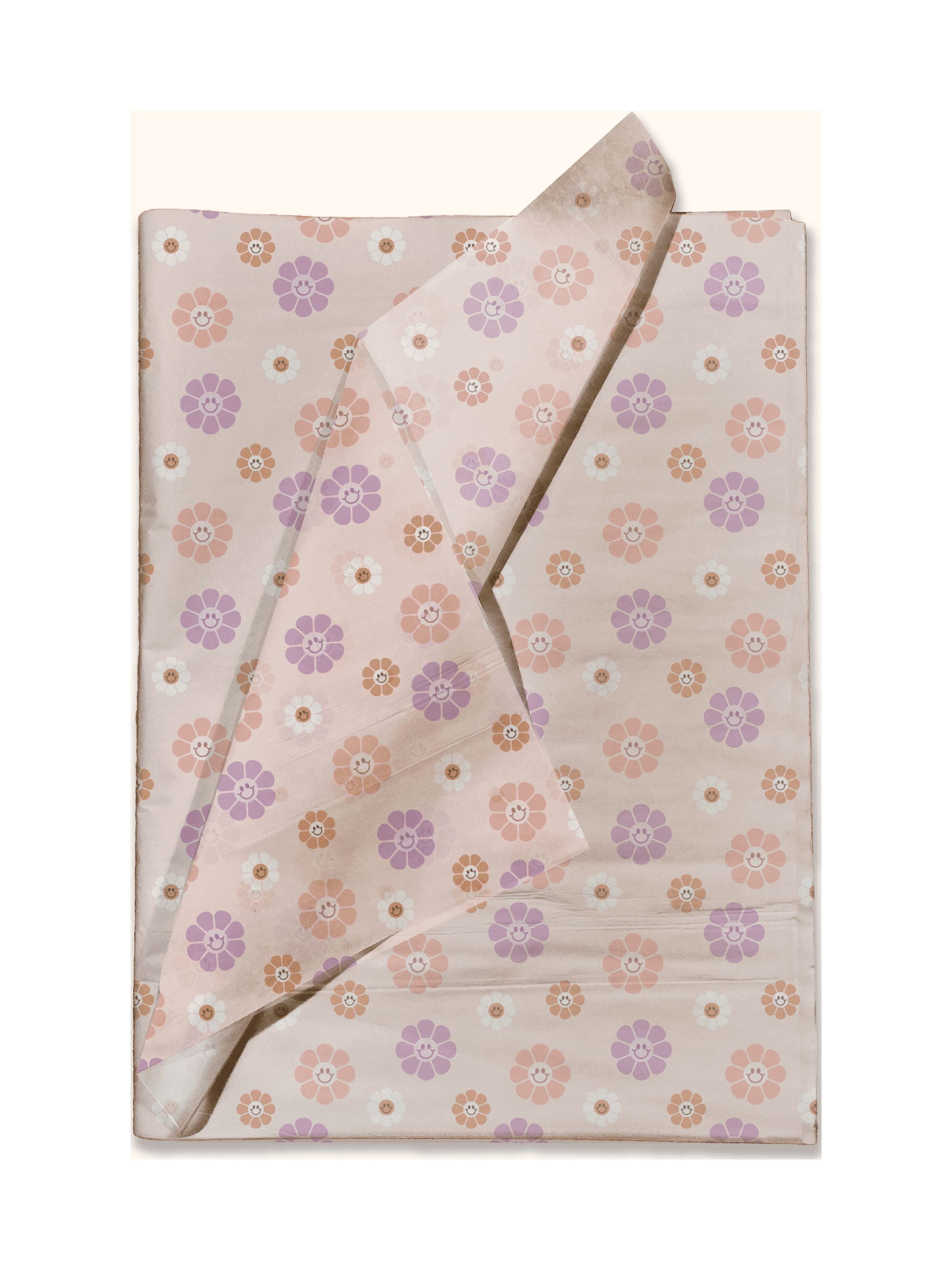 Groovy Flowers Printed Tissue Paper - Decorative Tissue for Decoupage ...