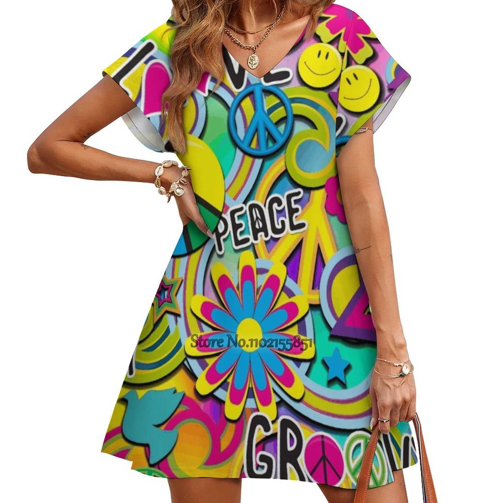 Groovy Fun Back Lacing Backless Dress Square Neck Dress Sweetheart Knot ...