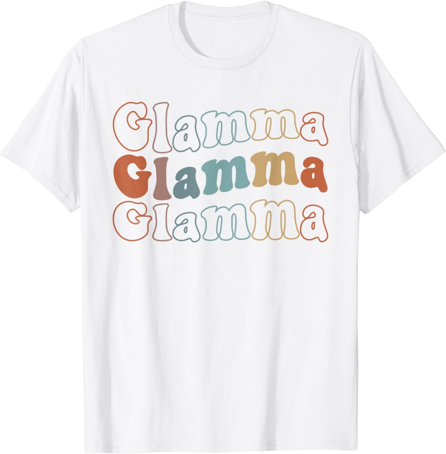 Groovy Glamma grandma Mother's Day Pregnancy Announcement T-Shirt ...