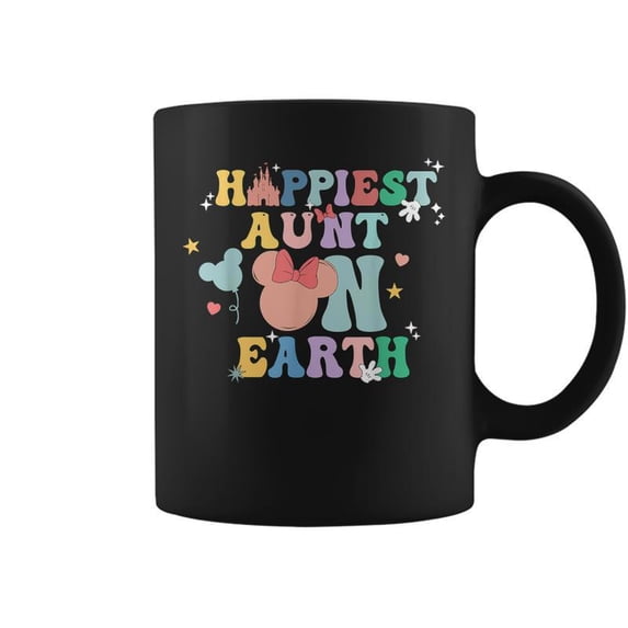 Groovy Happiest Aunt On Earth Coffee Mugs - Walmart.com
