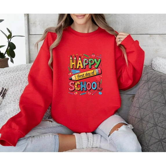 Groovy Happy First Day Of School Back To School Teacher Student Gift ...
