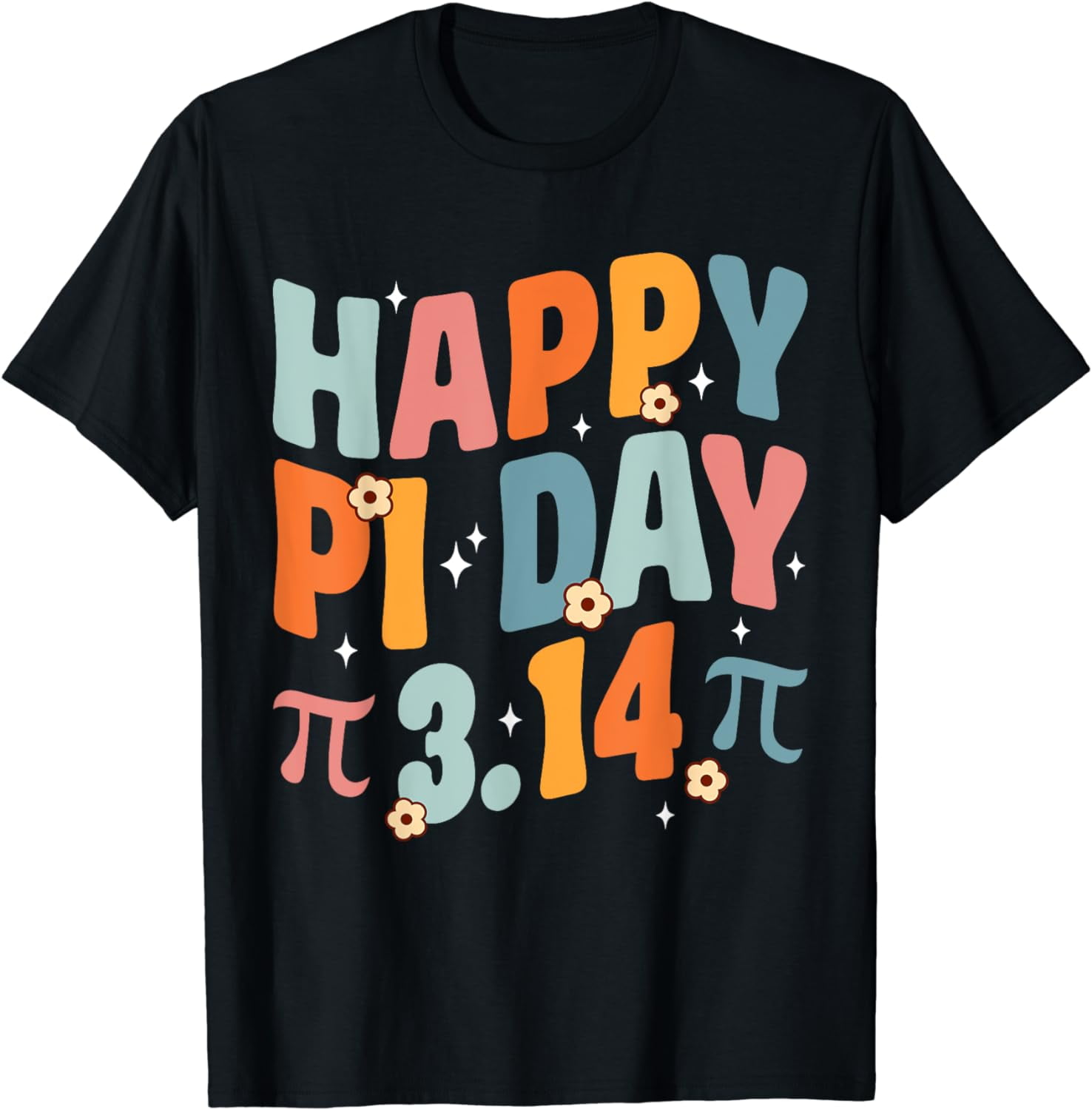 Groovy Happy Pi Day Mathematic Math Teacher Pi Day 3.14 T-Shirt ...