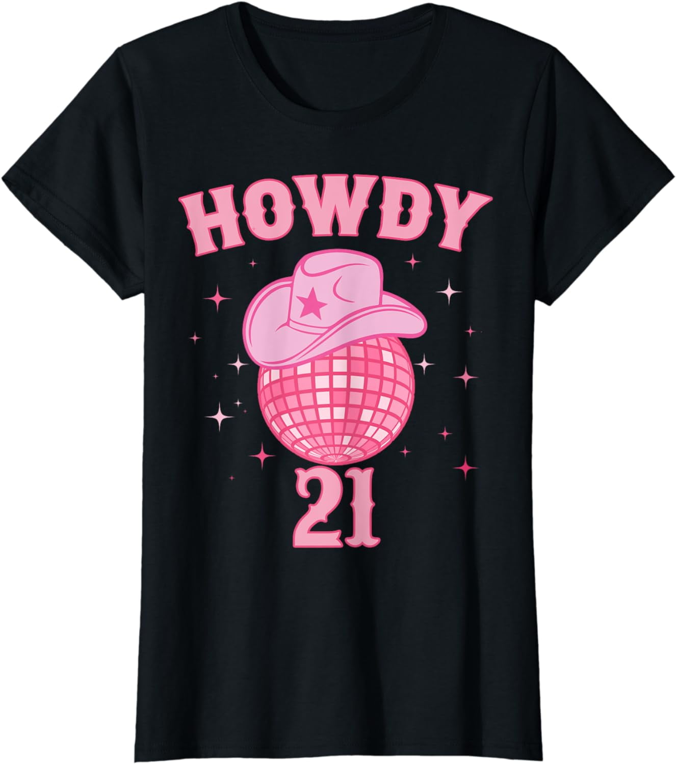 Groovy Howdy 21 Awesome 21st Birthday Gifts for Women Girls T-Shirt ...