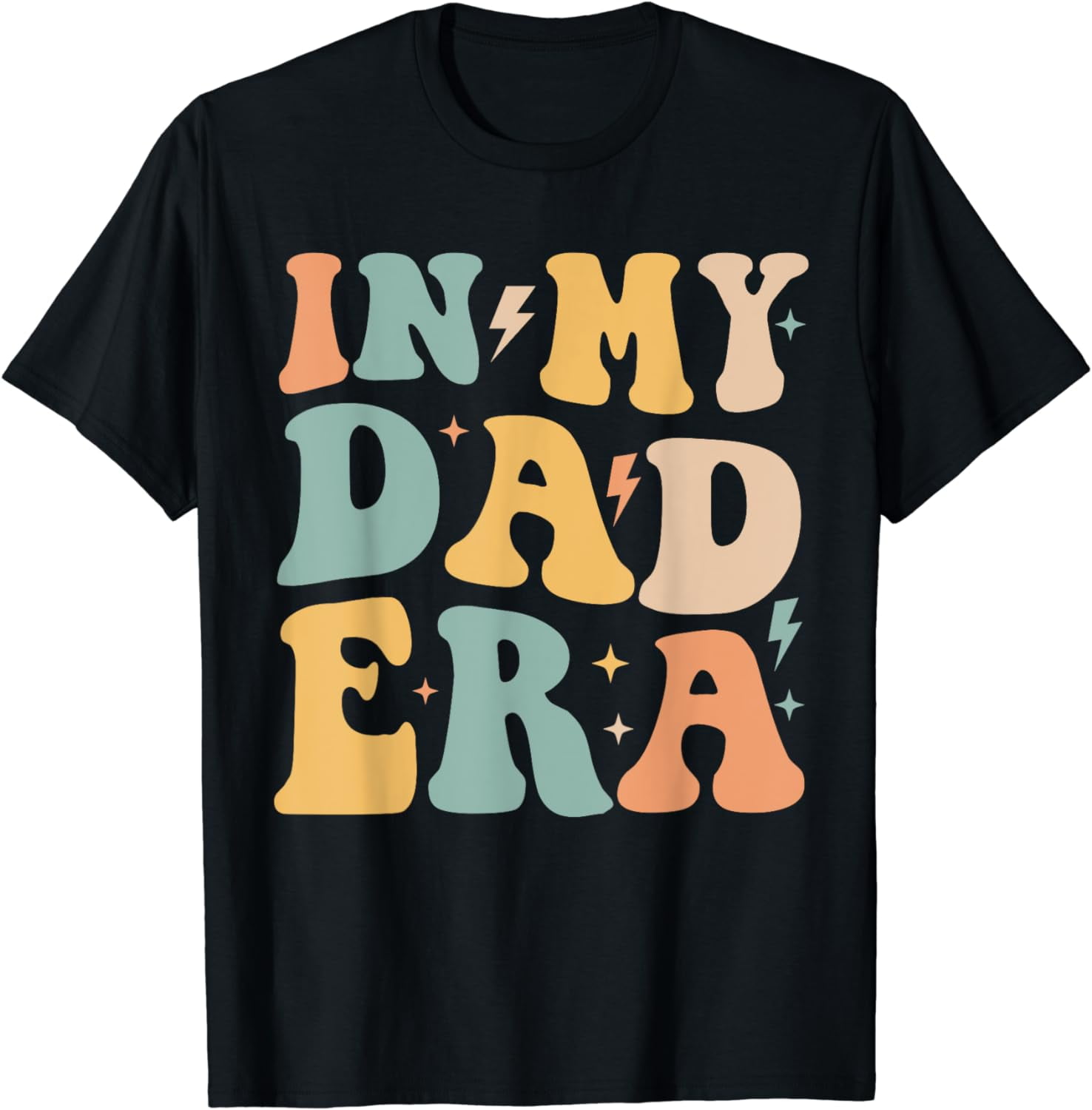 Groovy In My Dad Era Funny Dad Father Daddy Era For Mens T-Shirt ...