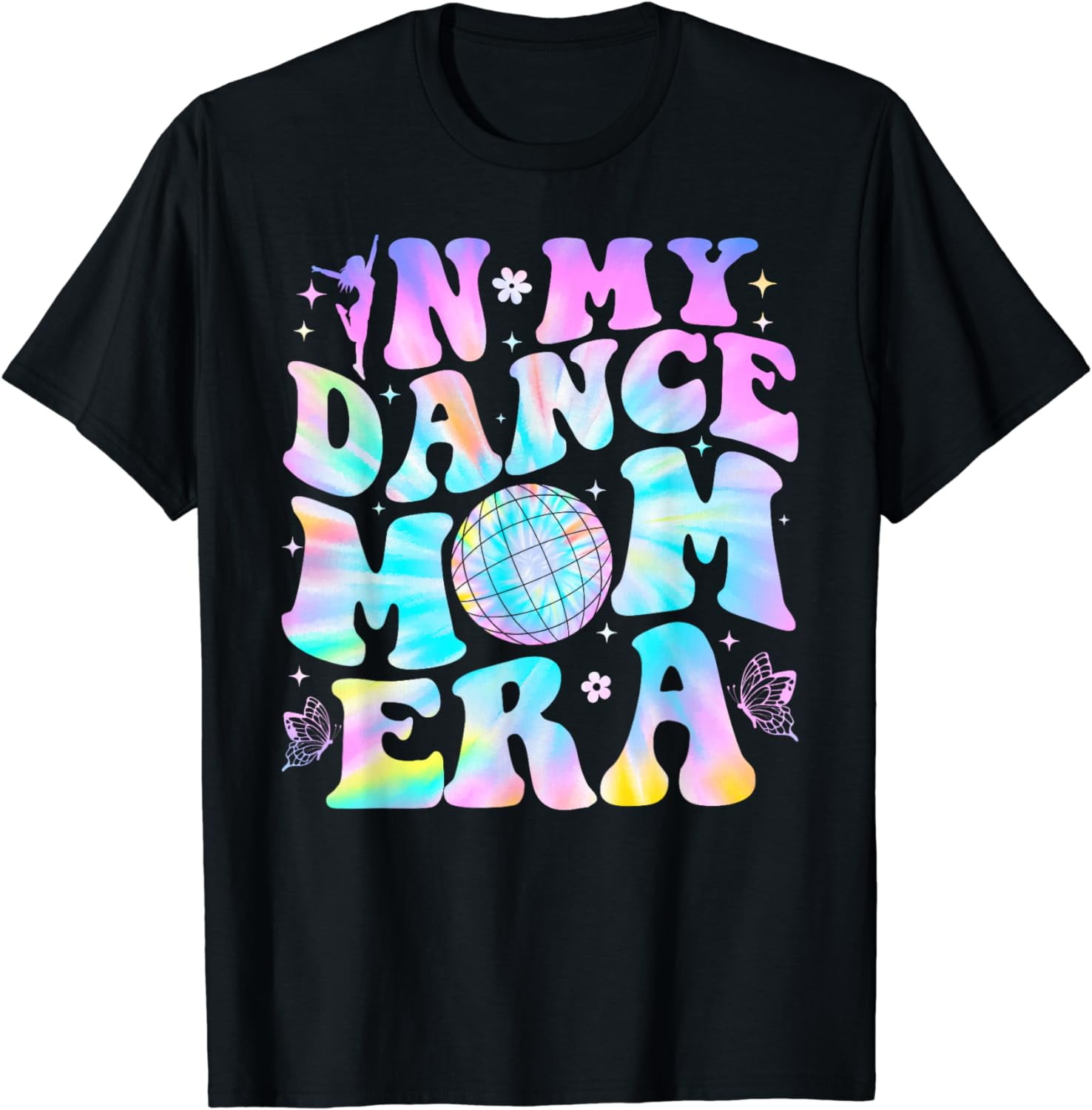 Groovy In My Dance Mom Era Dance Lover Tie Dye Funny T-Shirt - Walmart.com