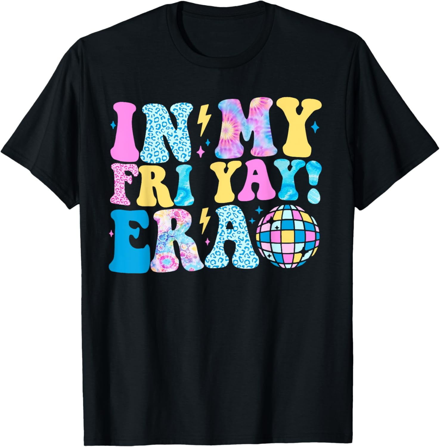 Groovy In My FriYay Era Funny Happy Friday Teacher T-Shirt - Walmart.com