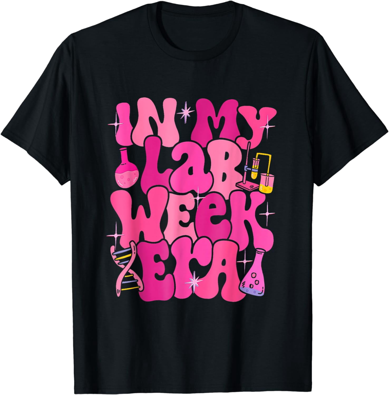 Groovy In My Lab Week Era 2024 Medical Lab Tech T-Shirt - Walmart.com