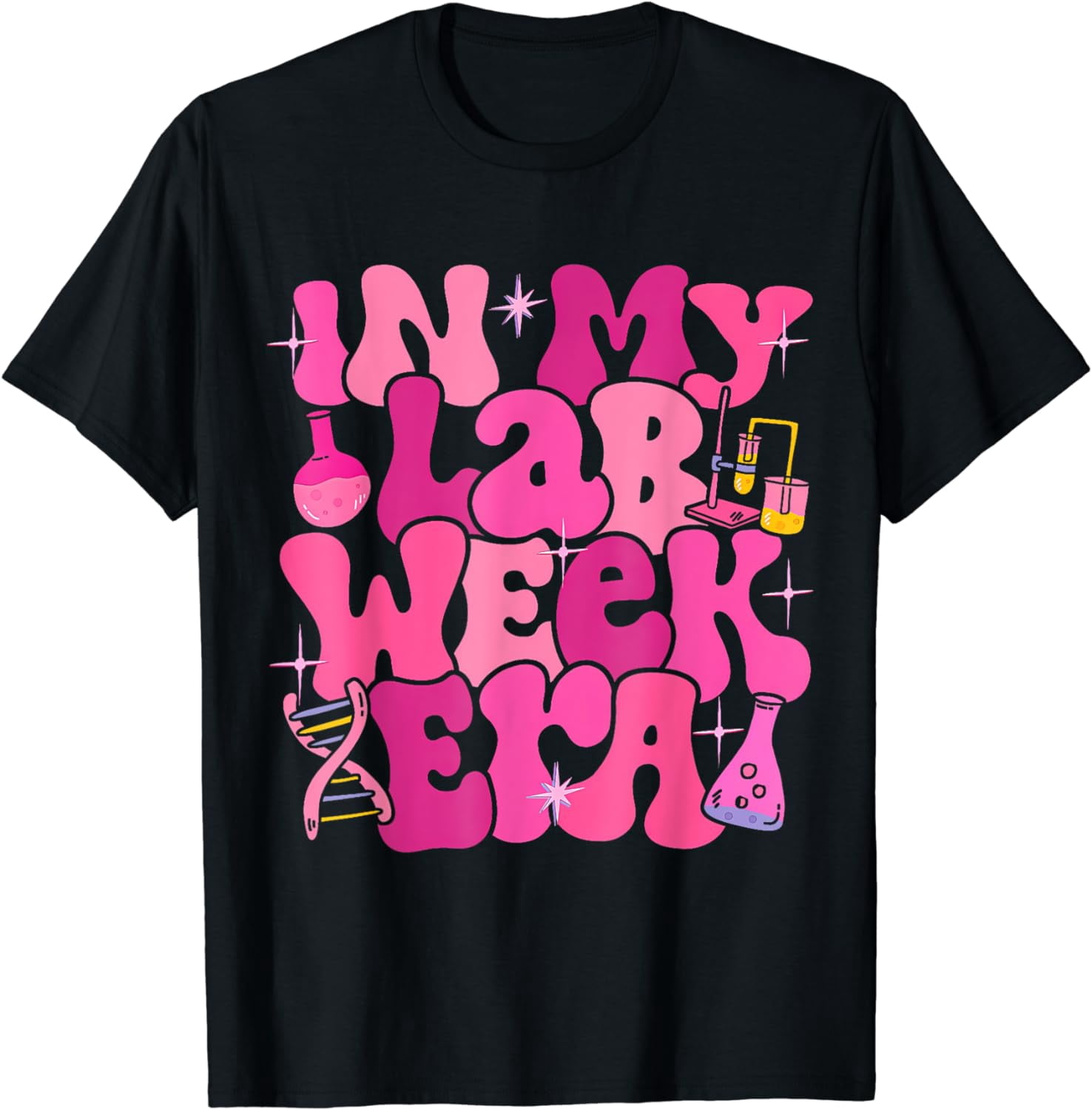 Groovy In My Lab Week Era 2024 Medical Lab Tech T-Shirt - Walmart.com